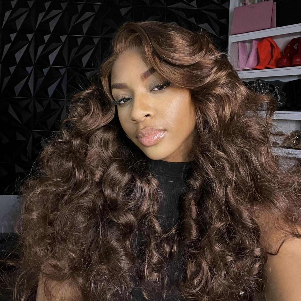 Light brown Glueless wig - wig band attatched - pre... - Depop