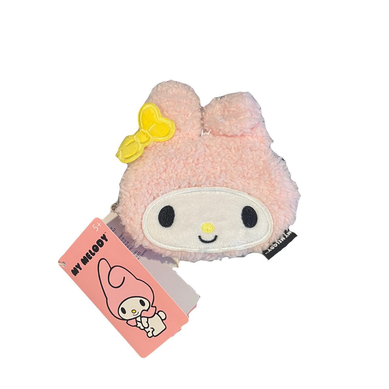 official sanrio my melody fuzzy/fluffy wallet brand... - Depop