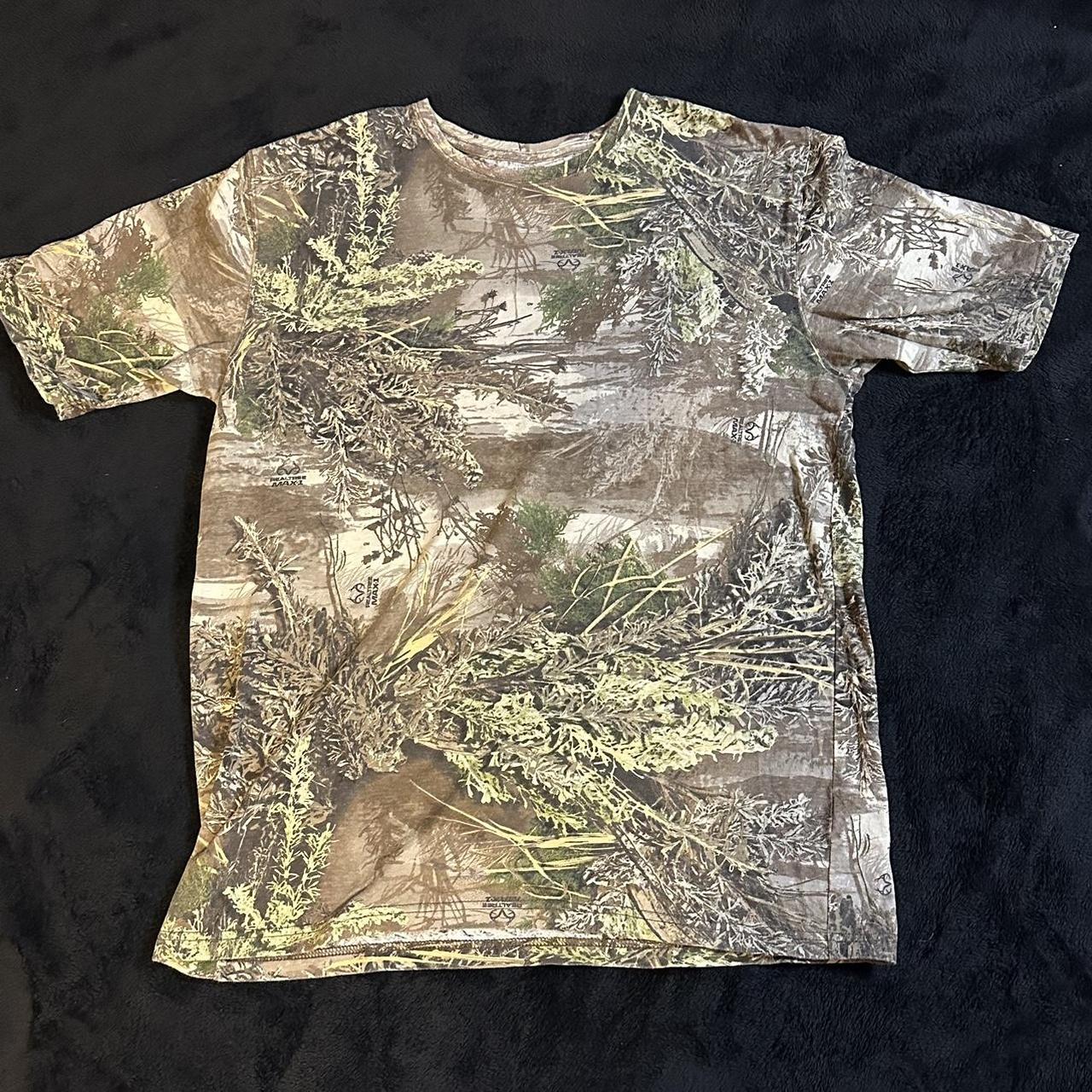 Super nice and cool Wood camo Tee (All prices... - Depop