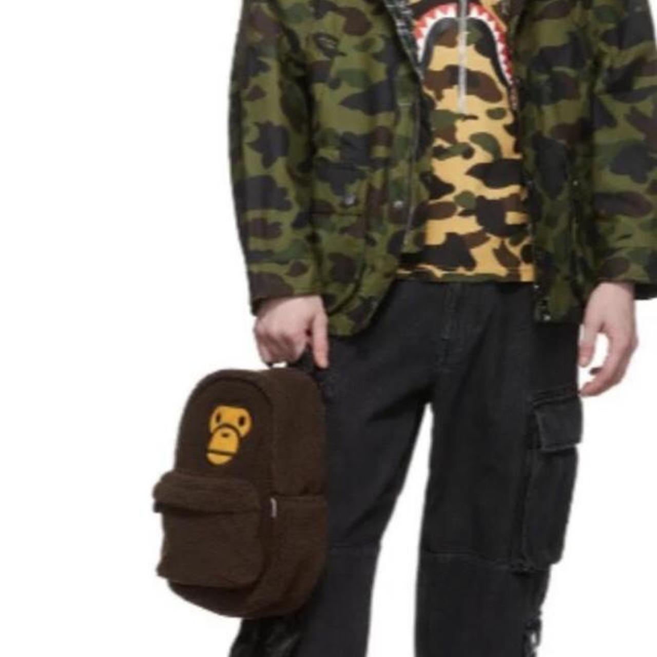 Bape BABY MILO MINI FUR BACKPACKS Technical Sherpa... - Depop