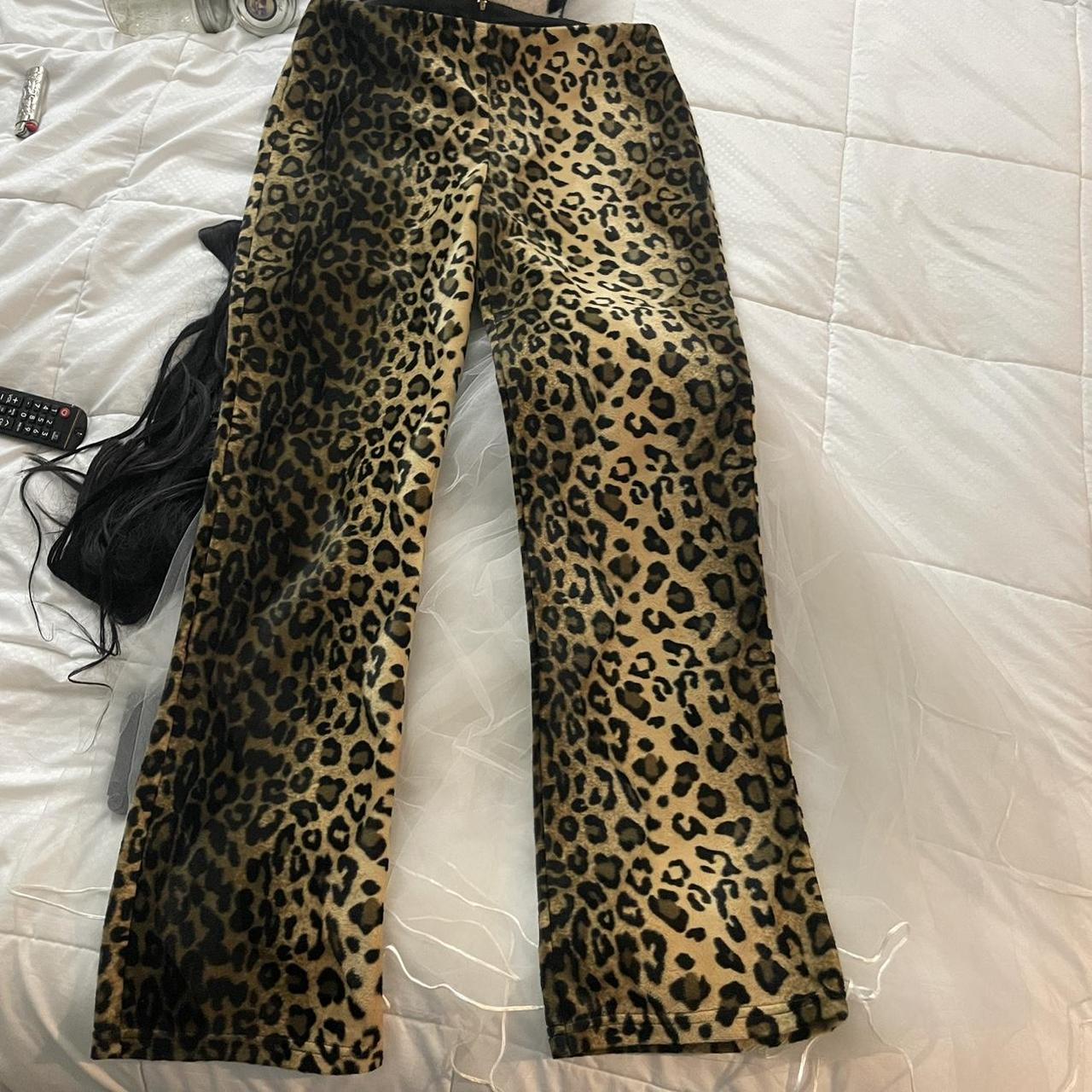 Lip Service coveted fuzzy leopard pants, size m but... - Depop