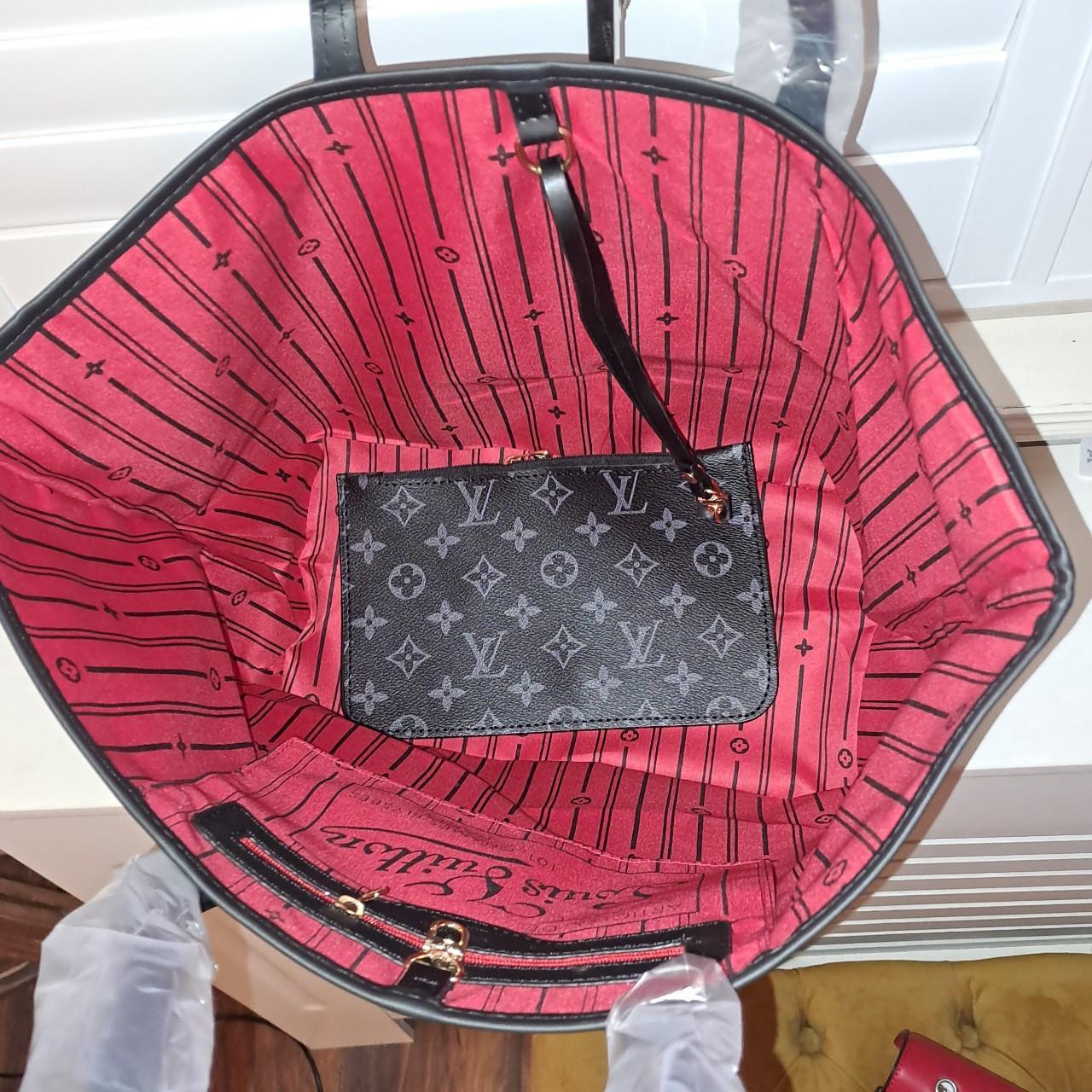 New neverfull style bag with detachable purse to... - Depop