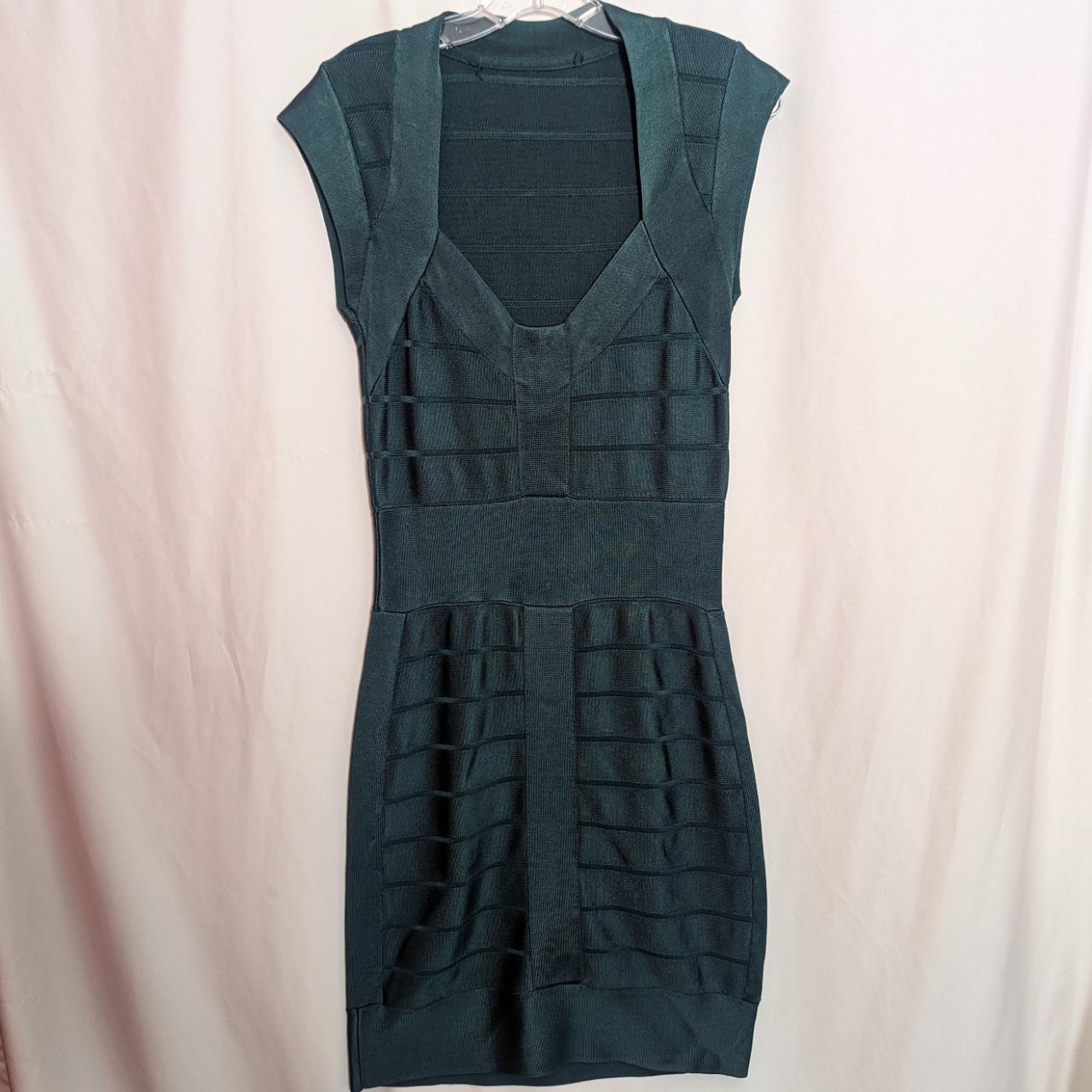 FRENCH CONNECTION Emerald Green Bandage Bodycon... - Depop