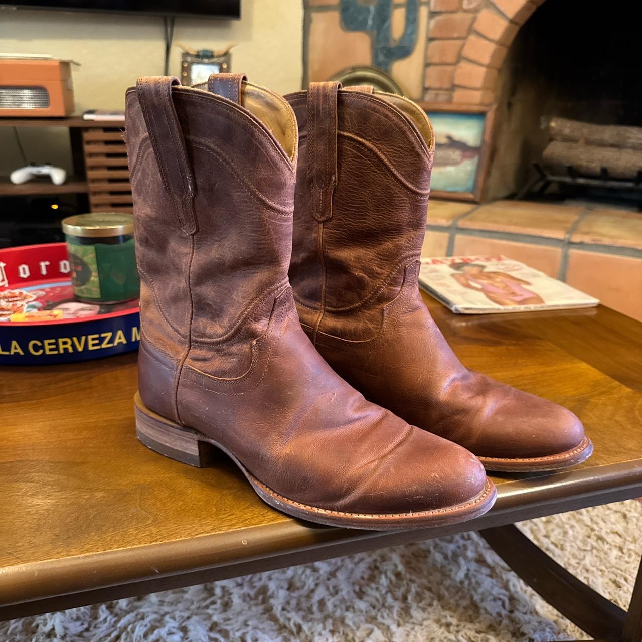 Tecovas “The Earl” Roper Boots Men’s Size 9.5... - Depop