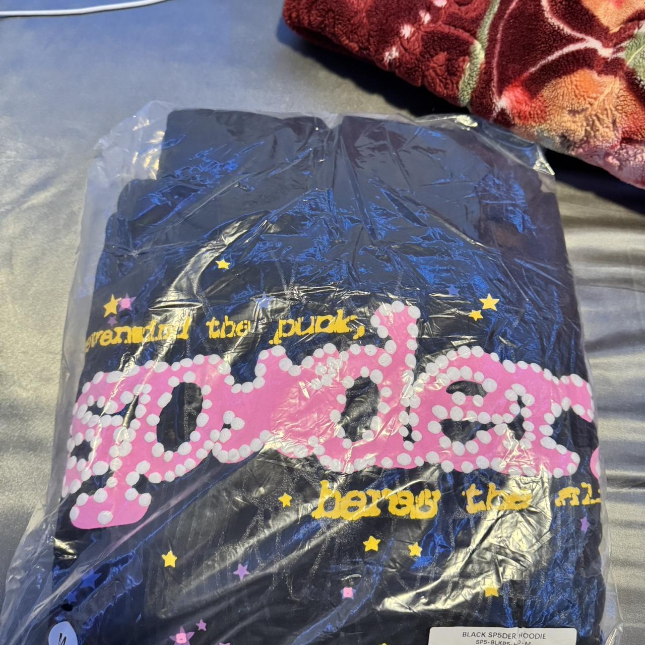 Sp5der hoodie got a lot from another reseller that... | Depop