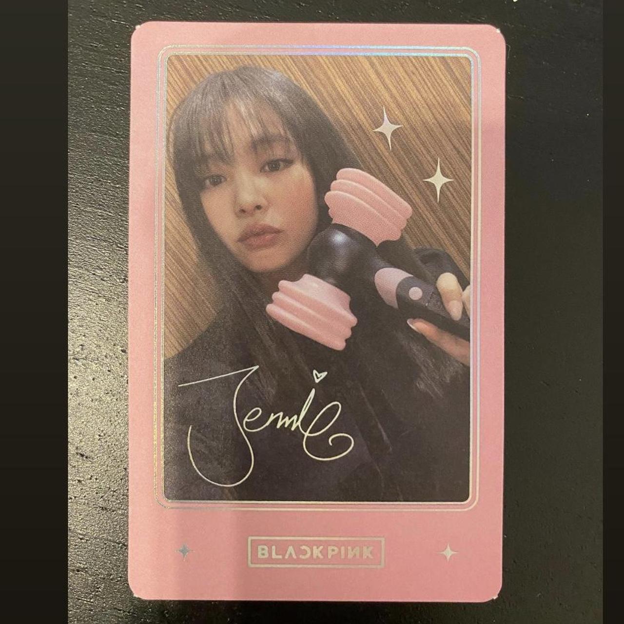 Blackpink Jennie official Lightstick photocard . No... - Depop