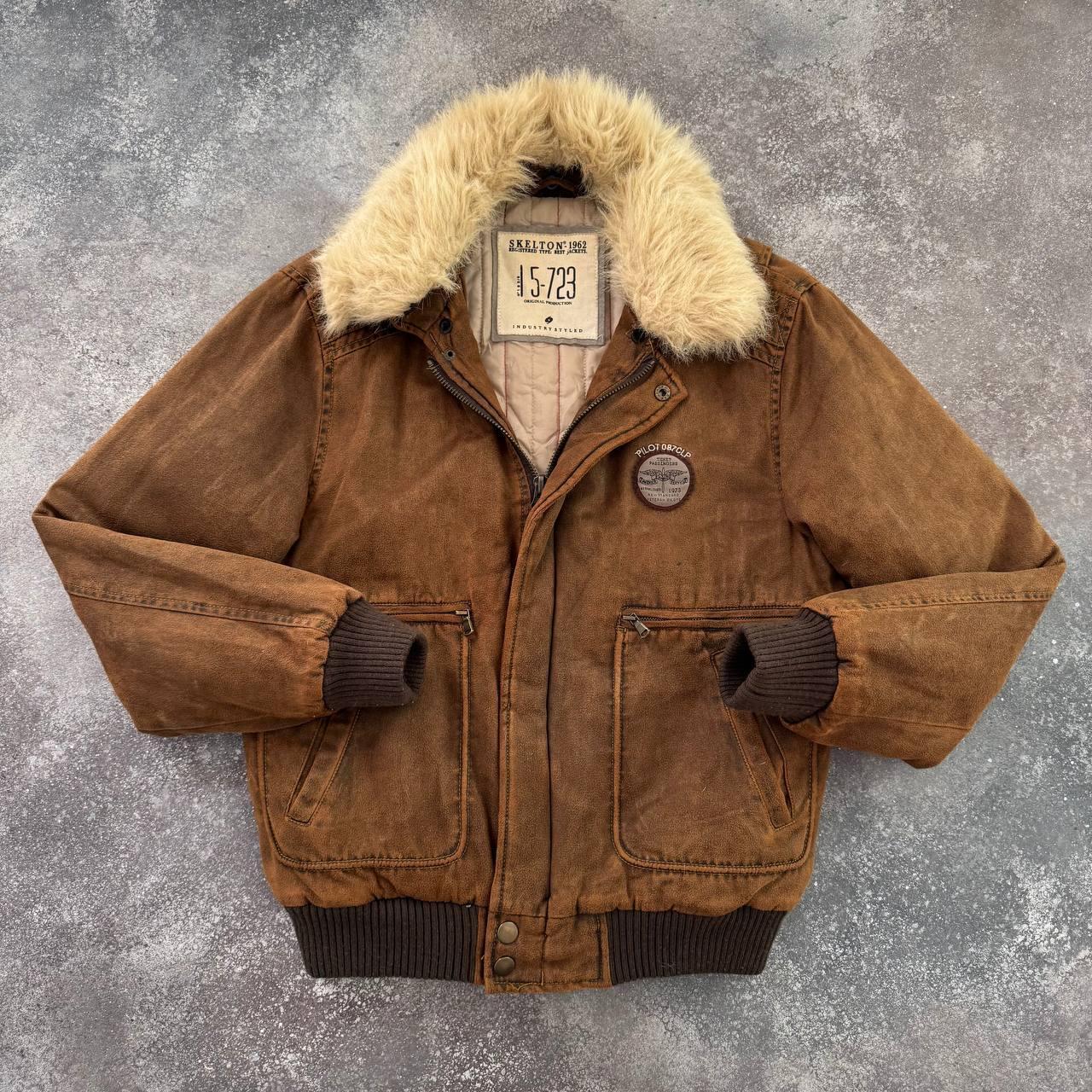 Amazing 90s Vintage Aviator Pilot Flying Faux Fur... | Depop