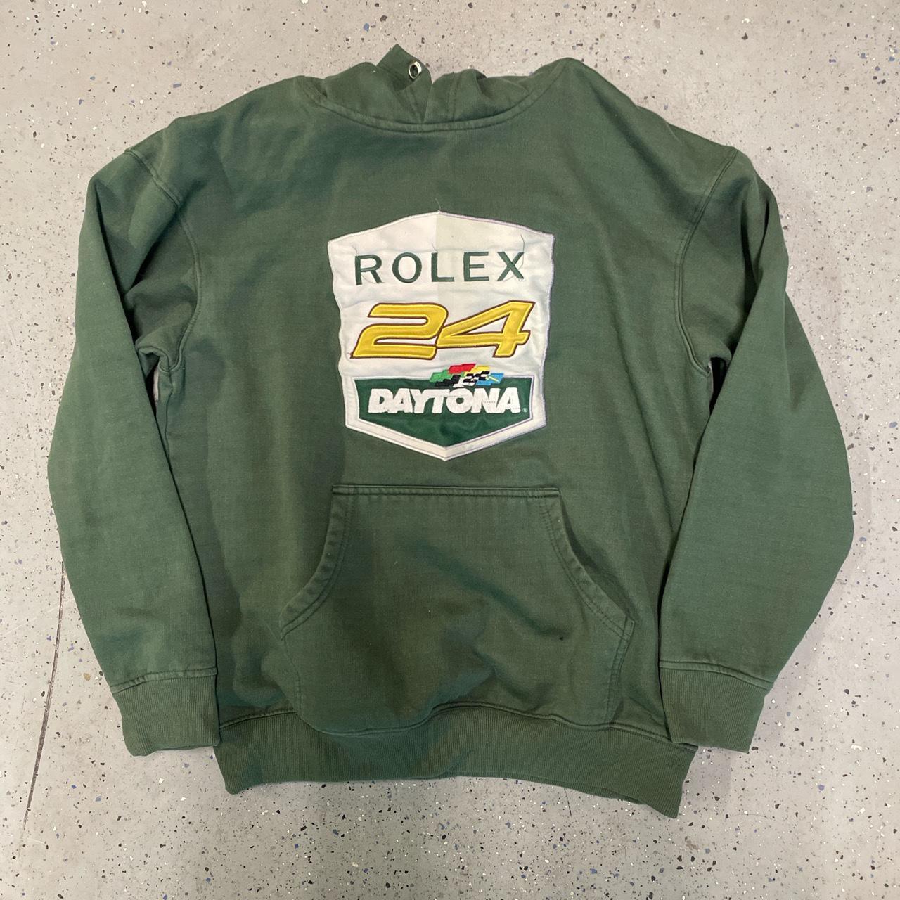 Rolex Daytona Hoodie Great Condition Small Stain On... - Depop