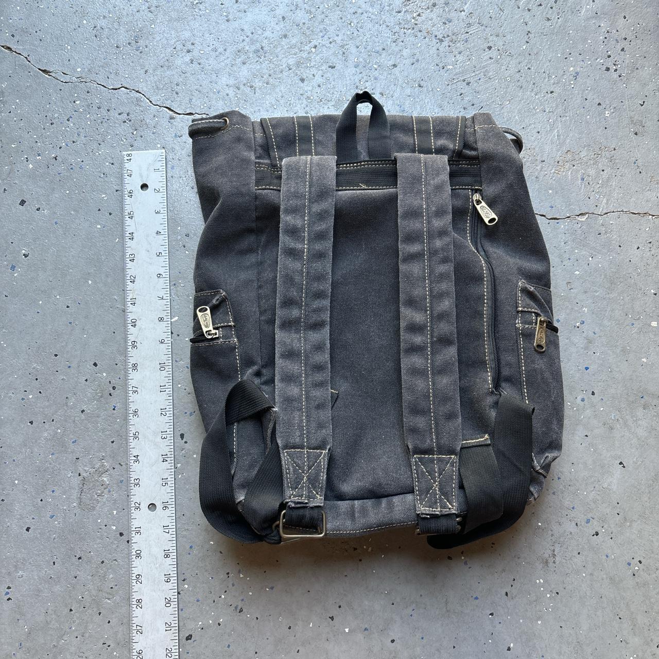 Vintage Faded black 90s Boho Hiking Backpack #nike... - Depop