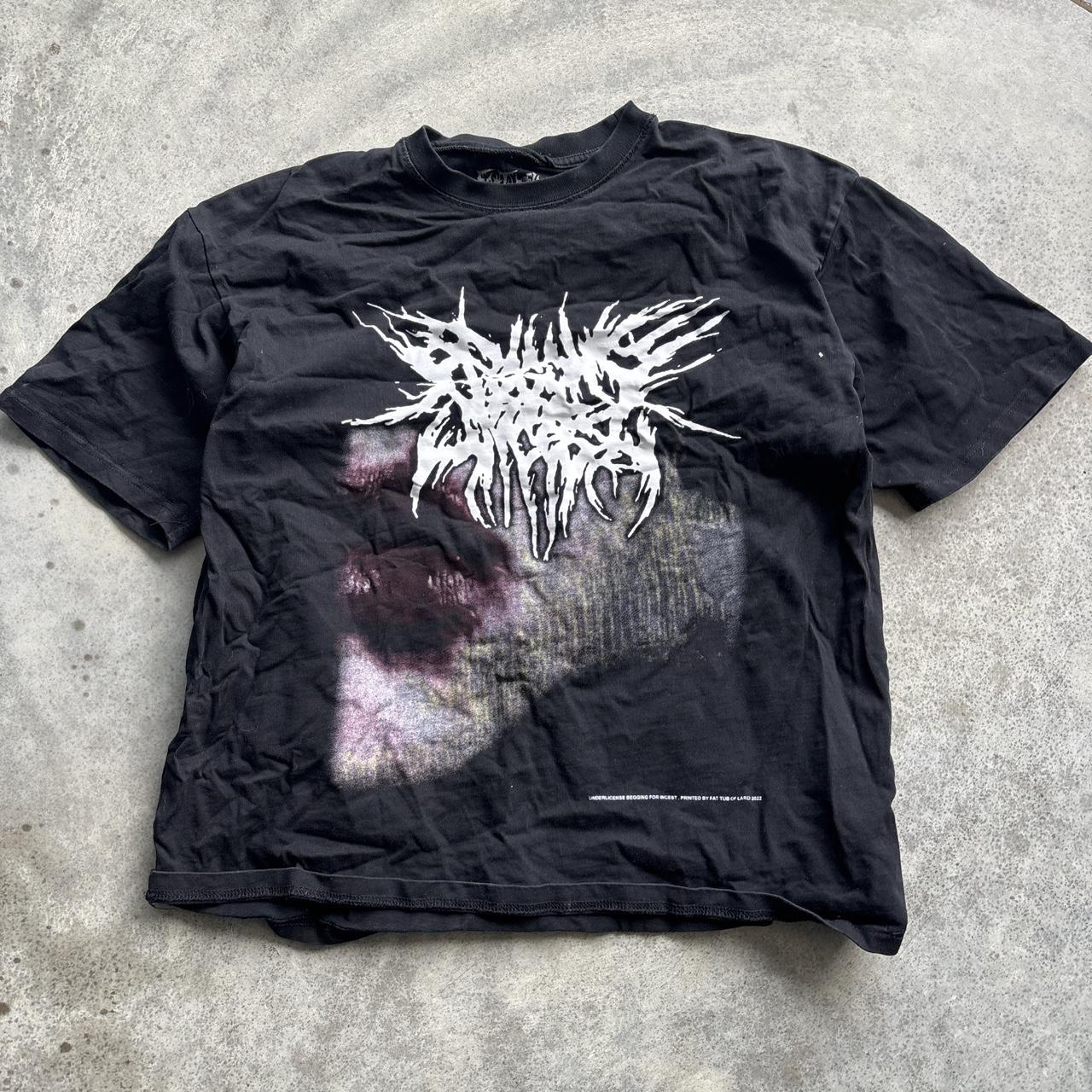 Vintage ken Carson Fat tub of Lard Heavy metal Tee... | Depop