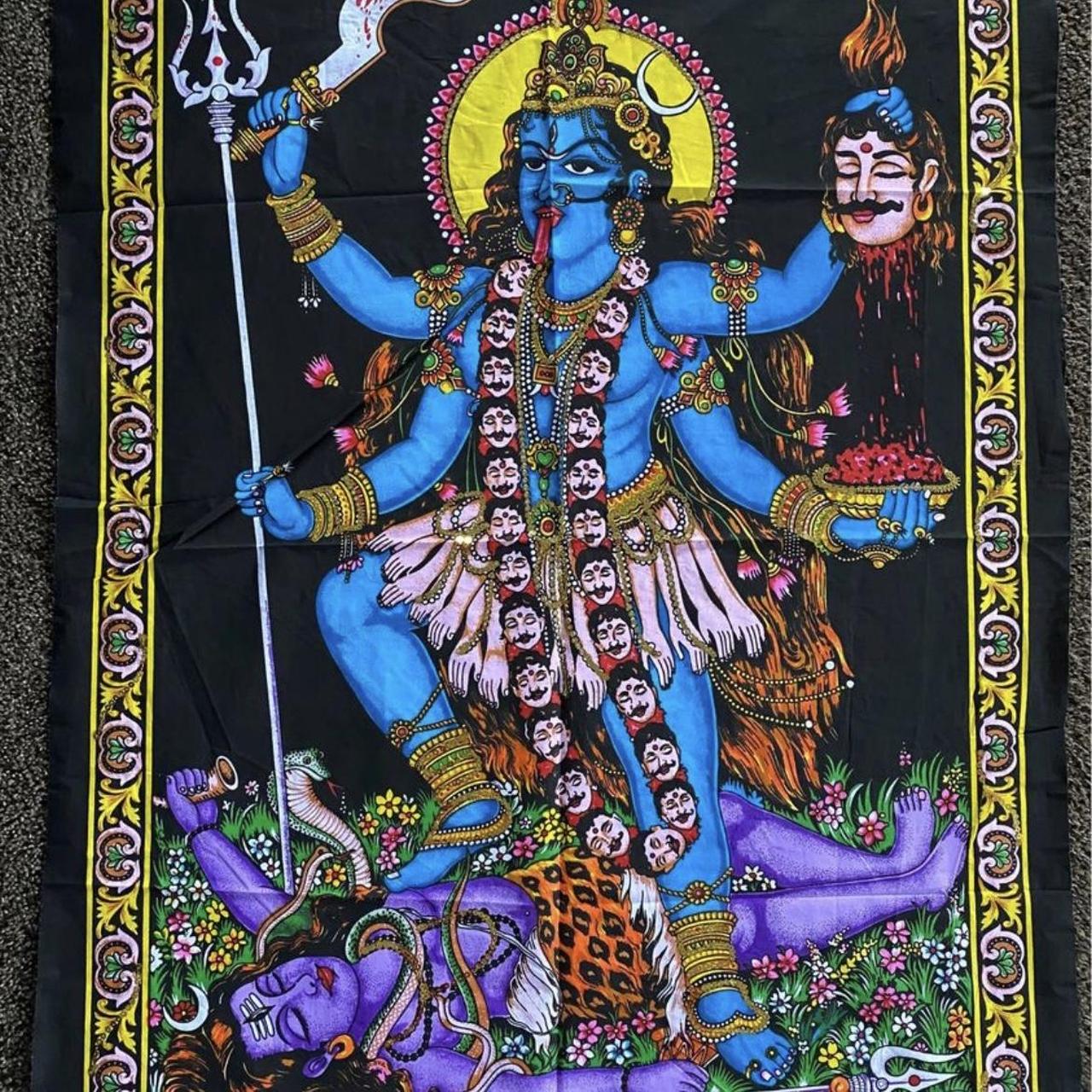 Huge cotton fabric Kali poster Design : Poster... - Depop