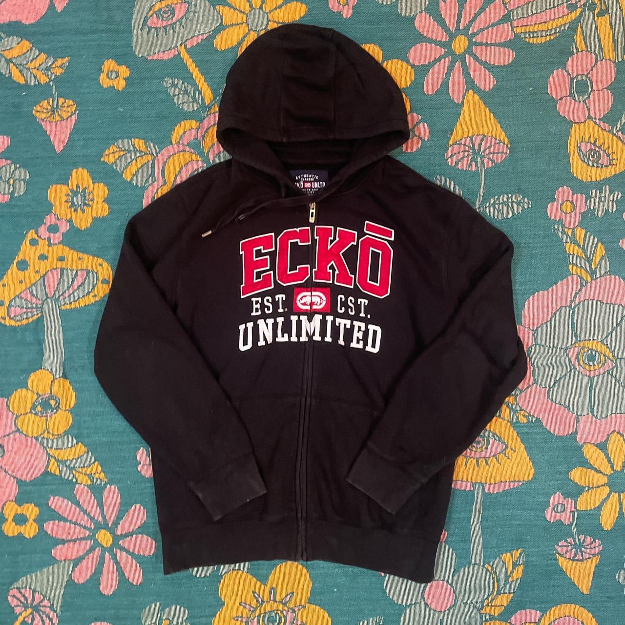 Ecko Unlimited Zip Up Hoodie (Size:L) Perfect condition - Depop