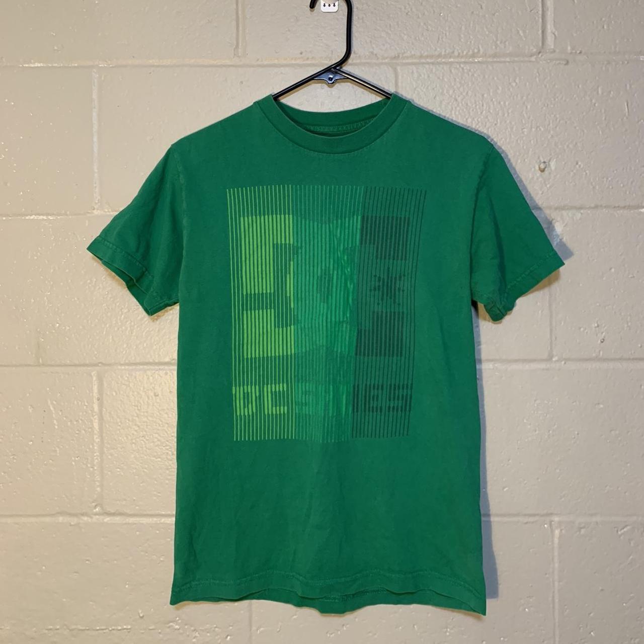 Green DC Shirt size medium 17x25 - Depop