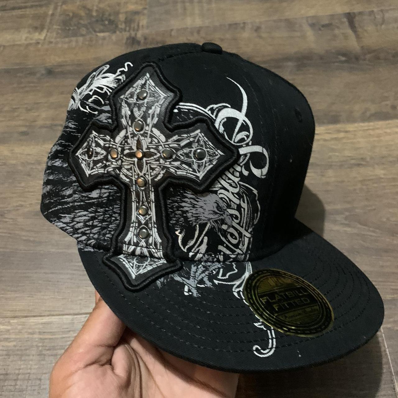 Y2K sinister hat Affliction style - Depop