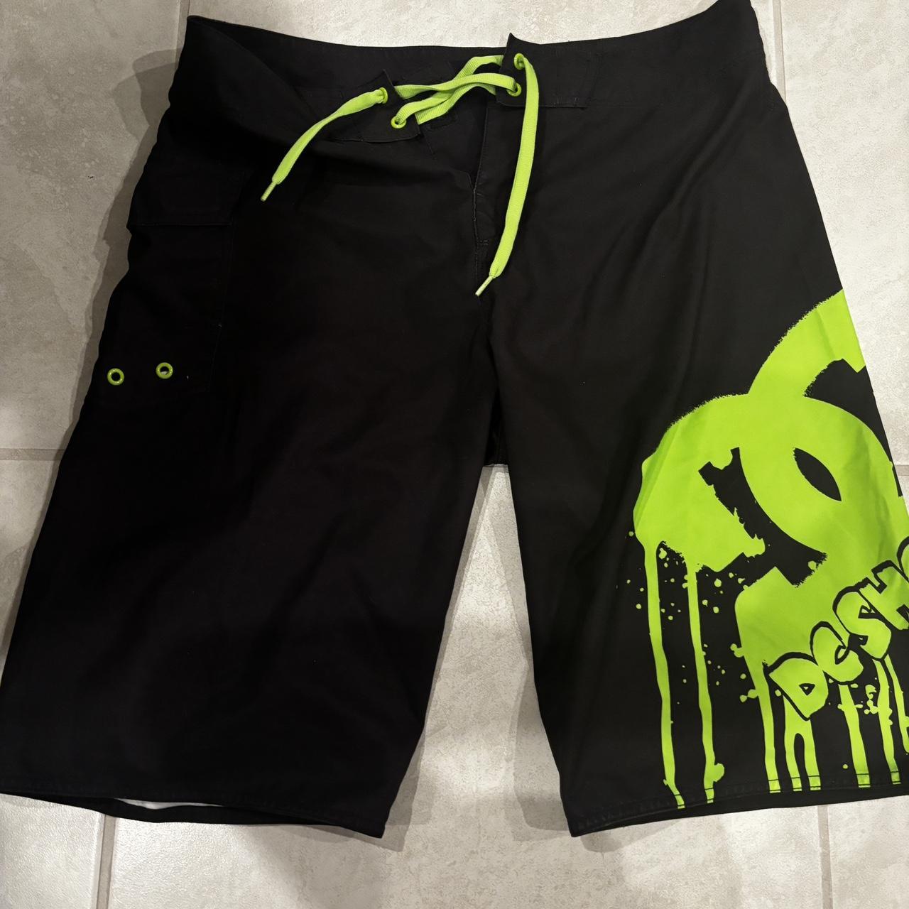 DC MENS SWIM TRUNKS SIZE 32 WAIST#emo #dc... - Depop