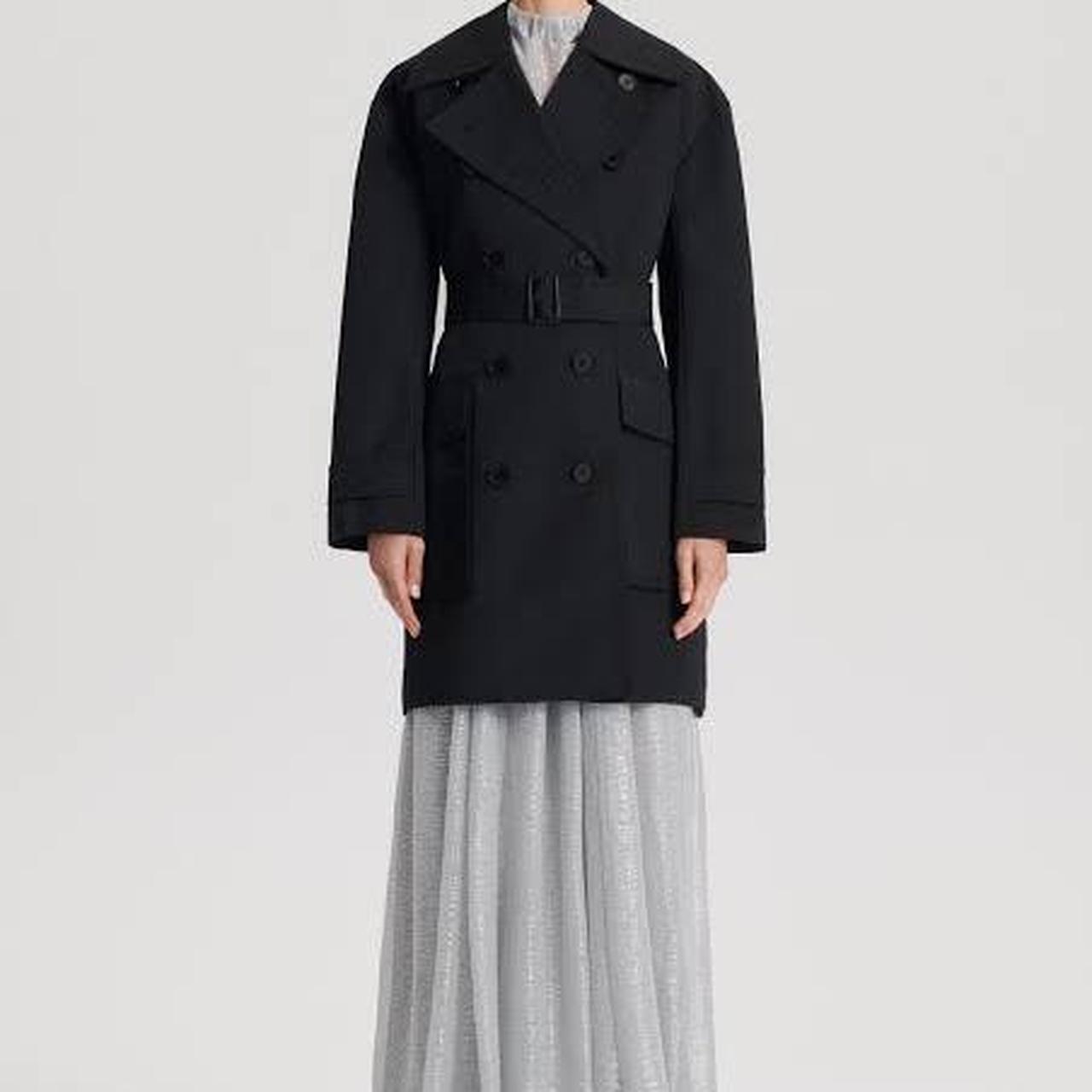 Scanlan Theodore black trench jacket - Depop