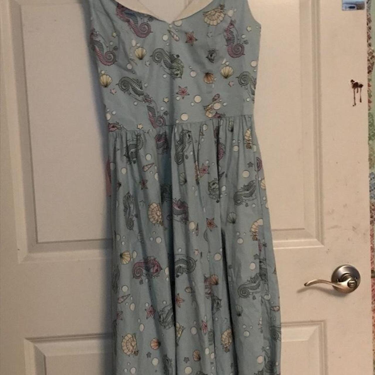 Hell Bunny sea creatures dress #goth #pastelgoth... - Depop