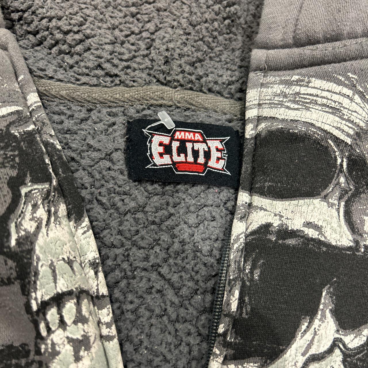 Vintage MMA elite hoodie zip Size large - Depop