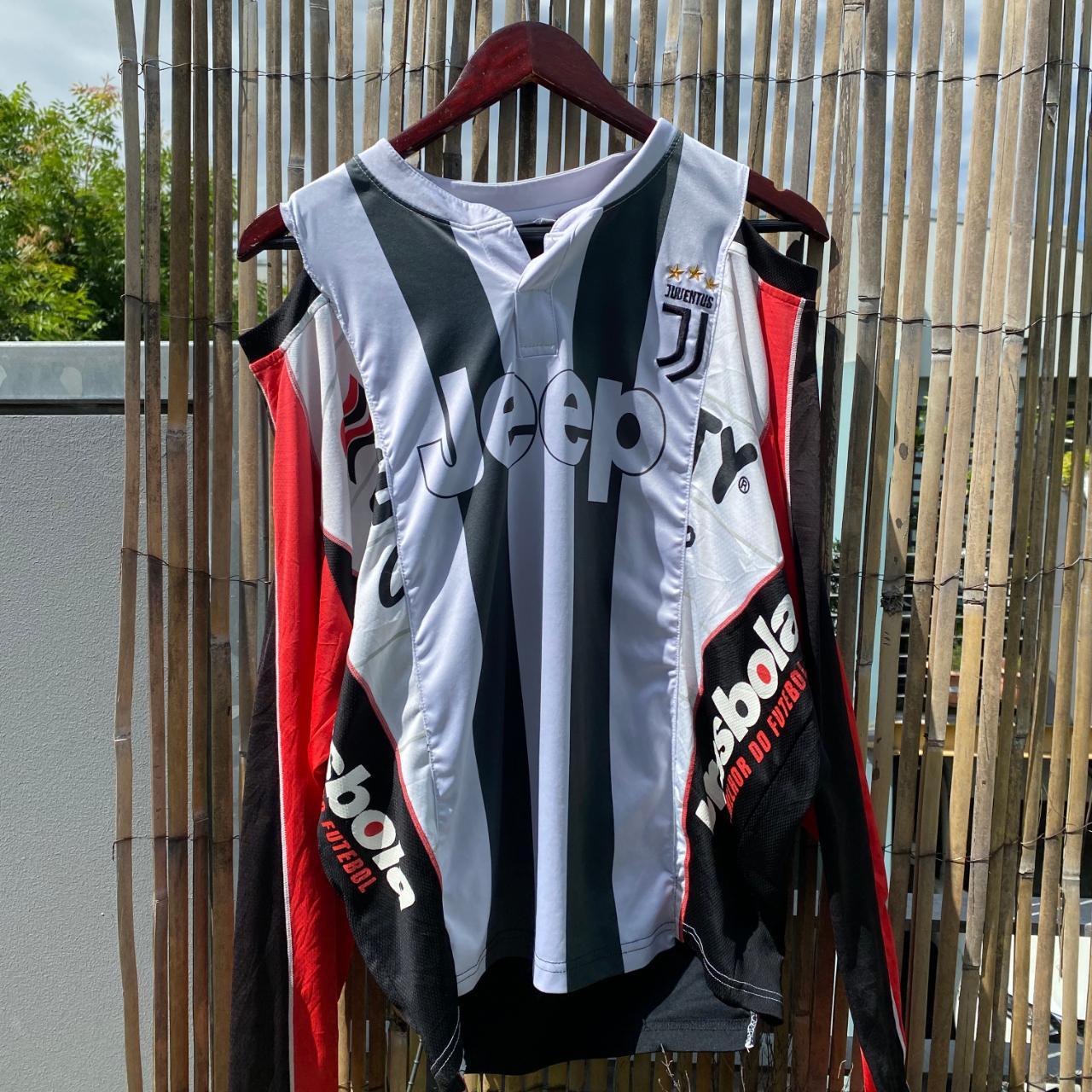 the coolest reworked jersey top cutout in... - Depop