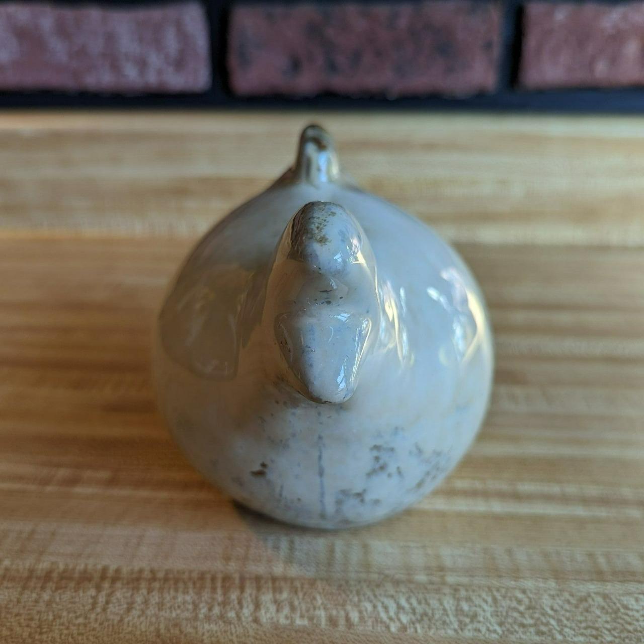 Beautiful and rotund glazed ceramic chicken /... - Depop