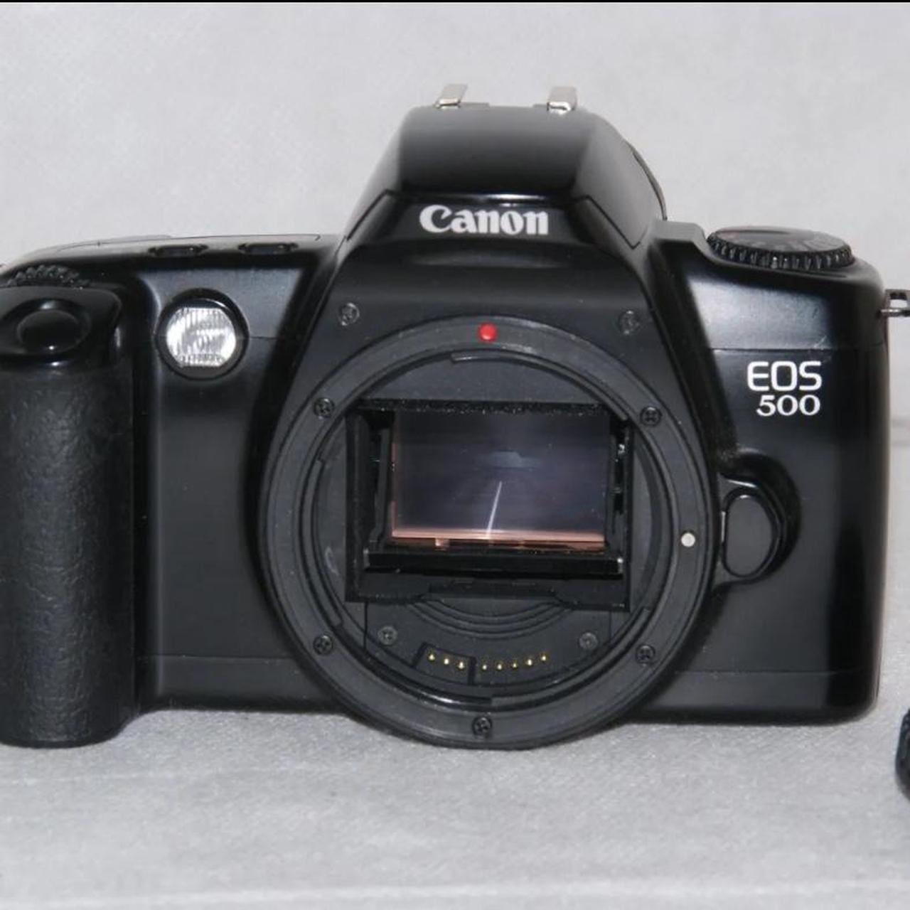 Canon EOS 500 35mm Film Camera Body And Cap Perfect... - Depop