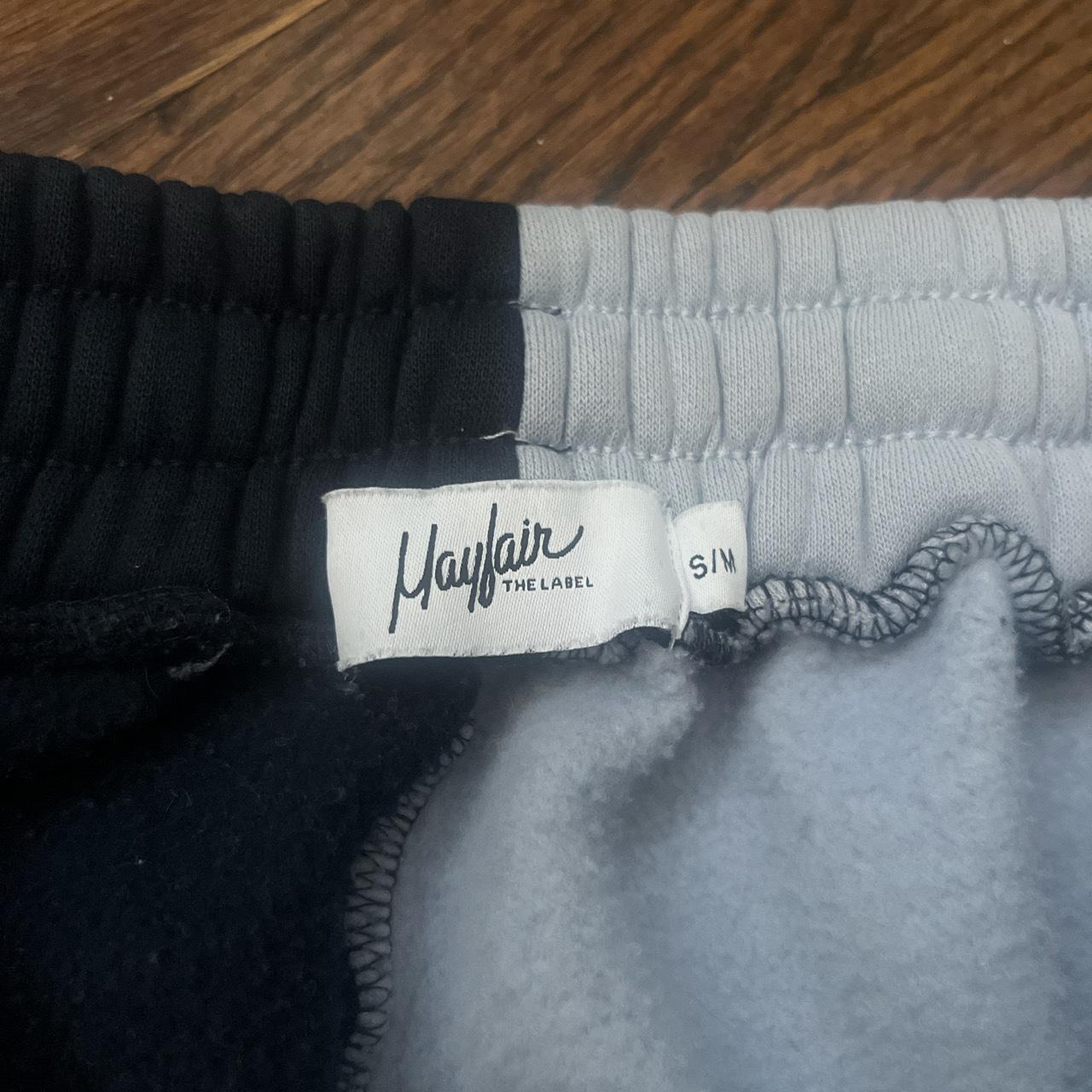 Mayfair group “say less mean more” two tone sweats... - Depop