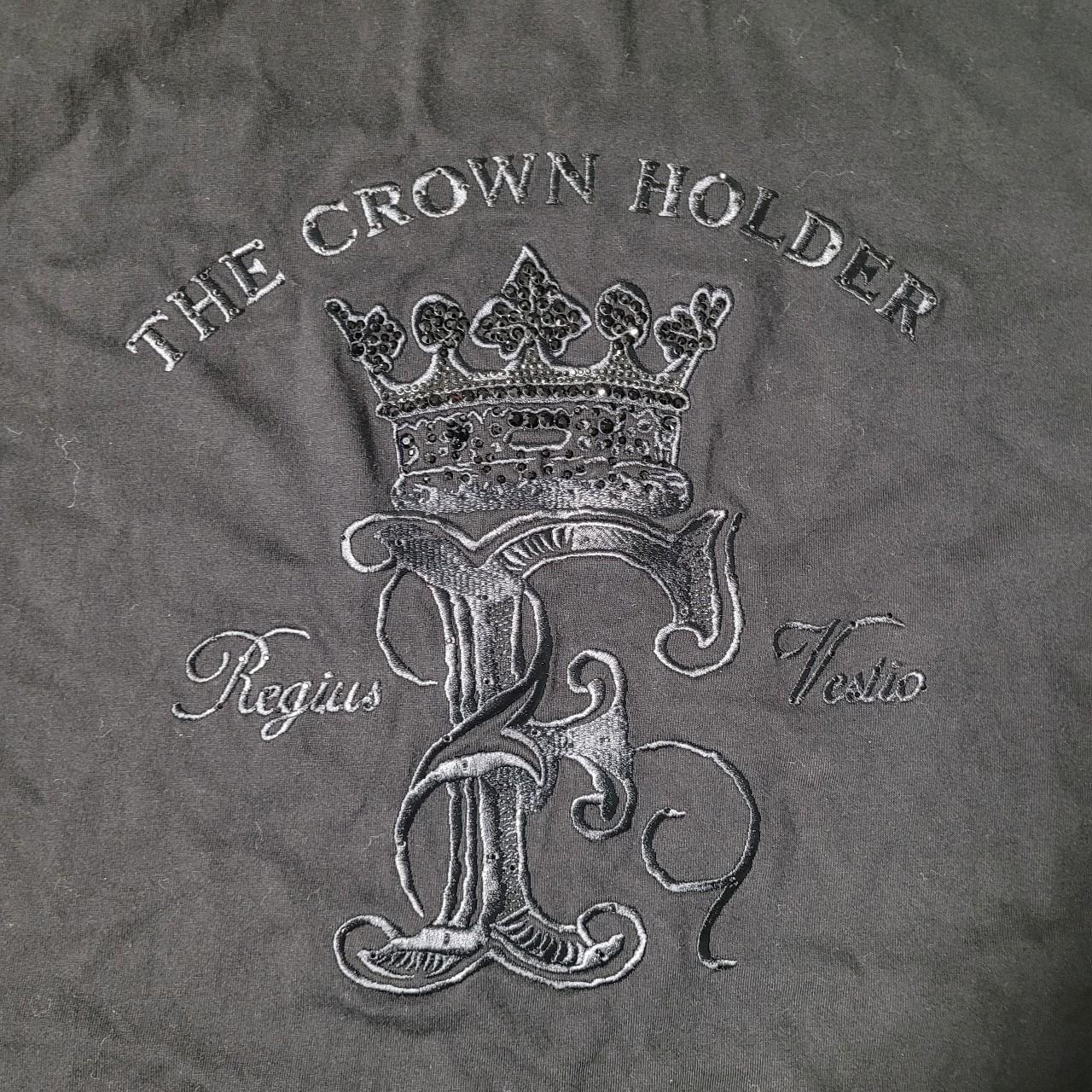 The Crown Holder Embroidered Tshirt Urban Hip Hop... - Depop