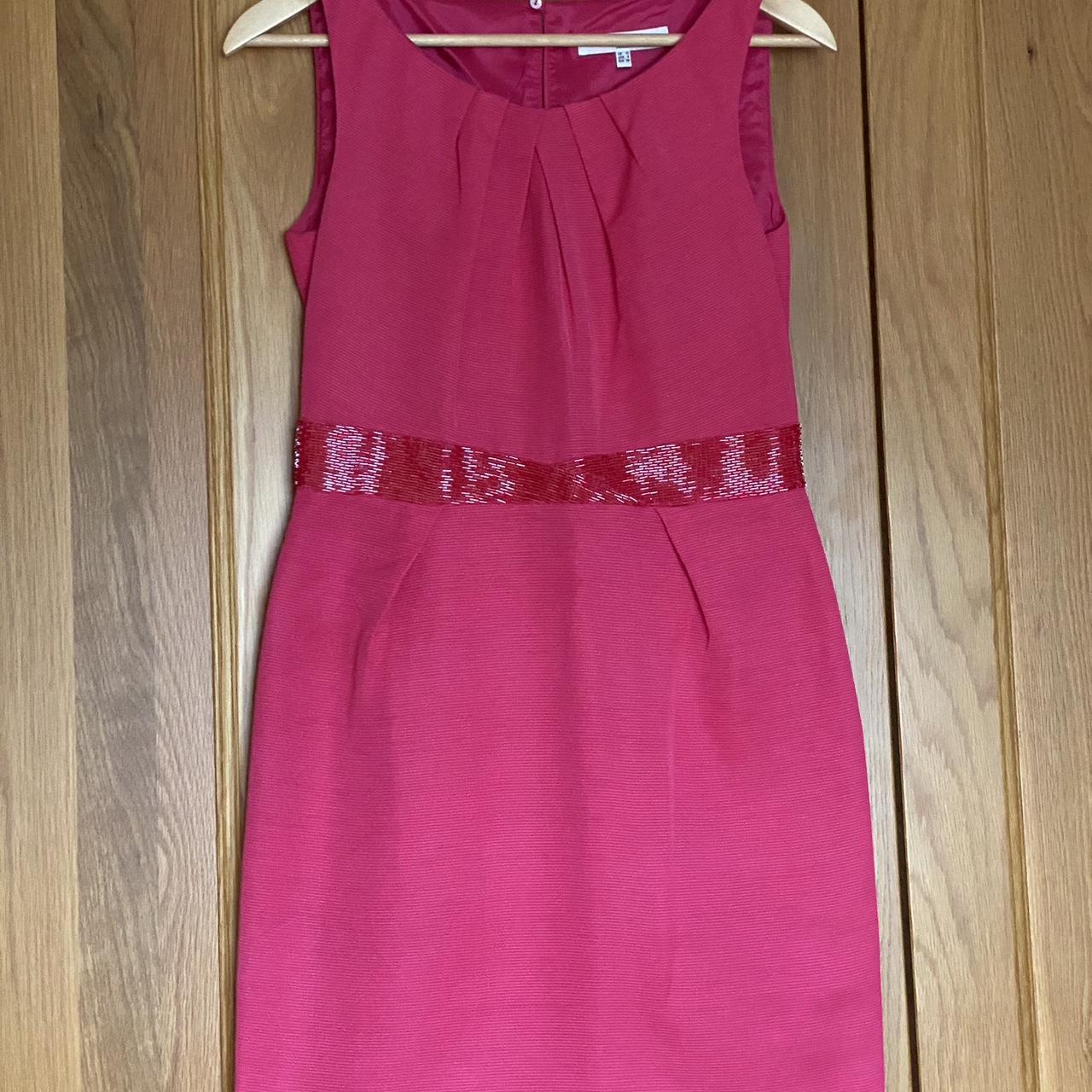 Beautiful LK Bennett pink dress. Fitted at waist... - Depop