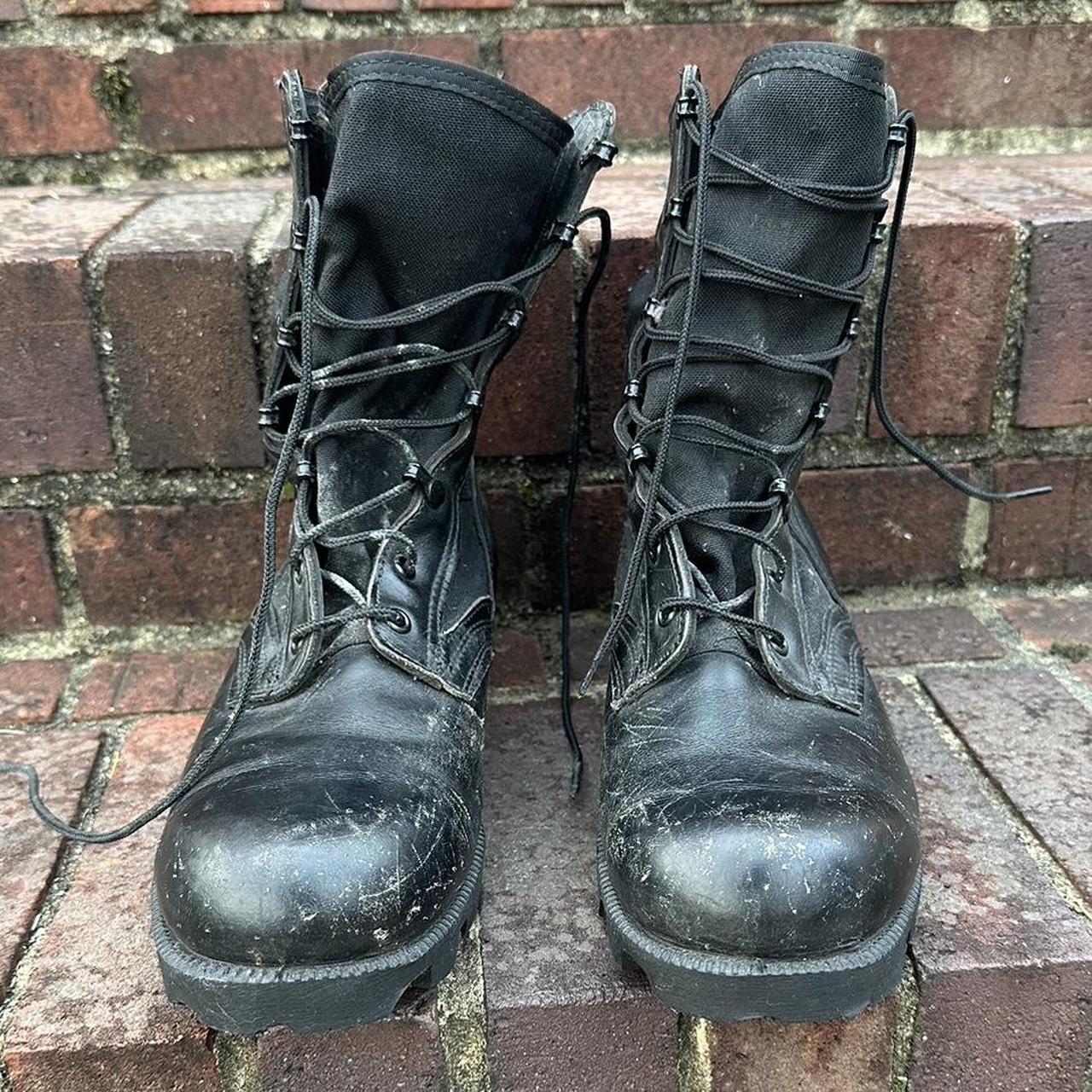 Genuine Vintage Airforce Combat Boots Pretty beat... - Depop
