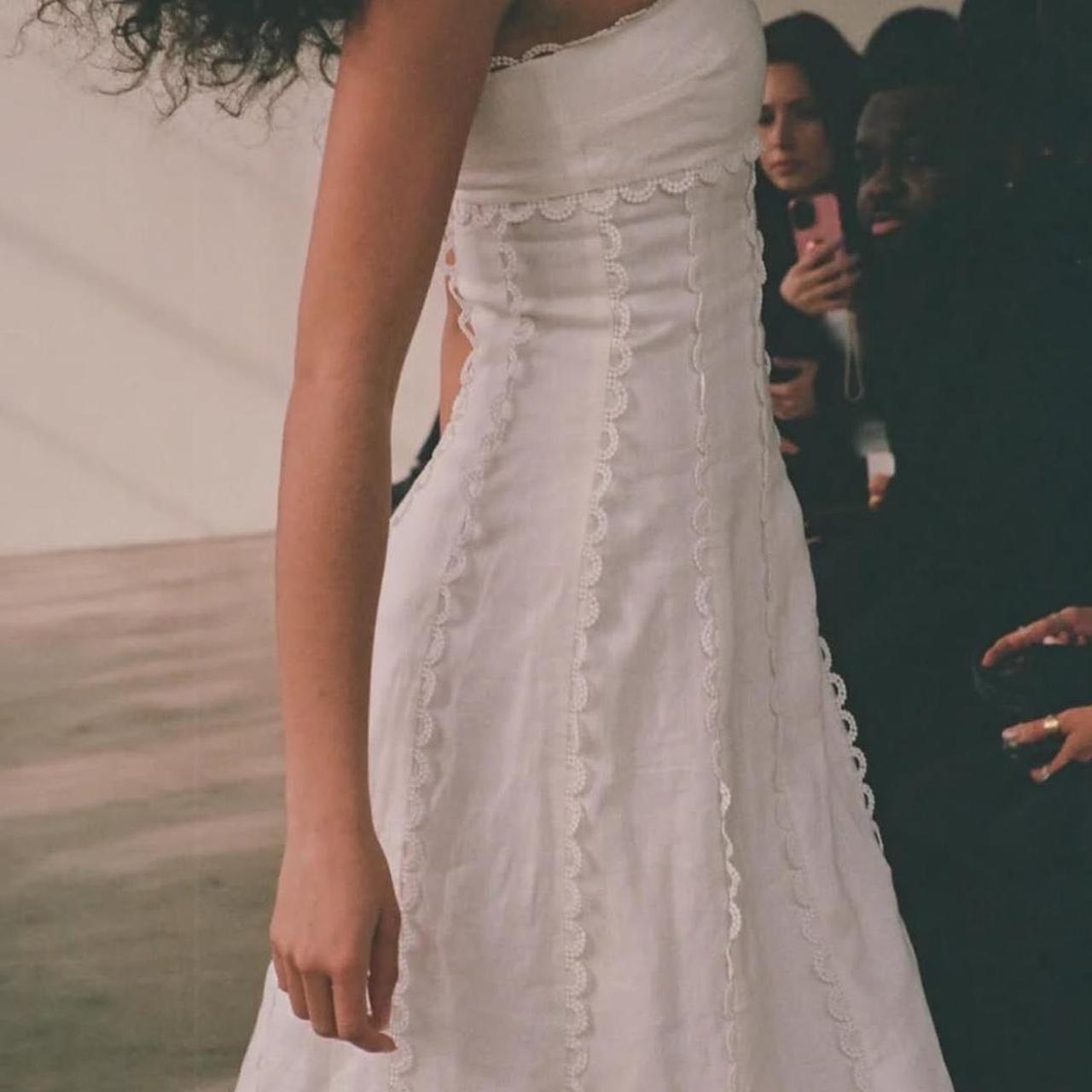 White zaco x sabo skirt dress size 6. Perfect... | Depop