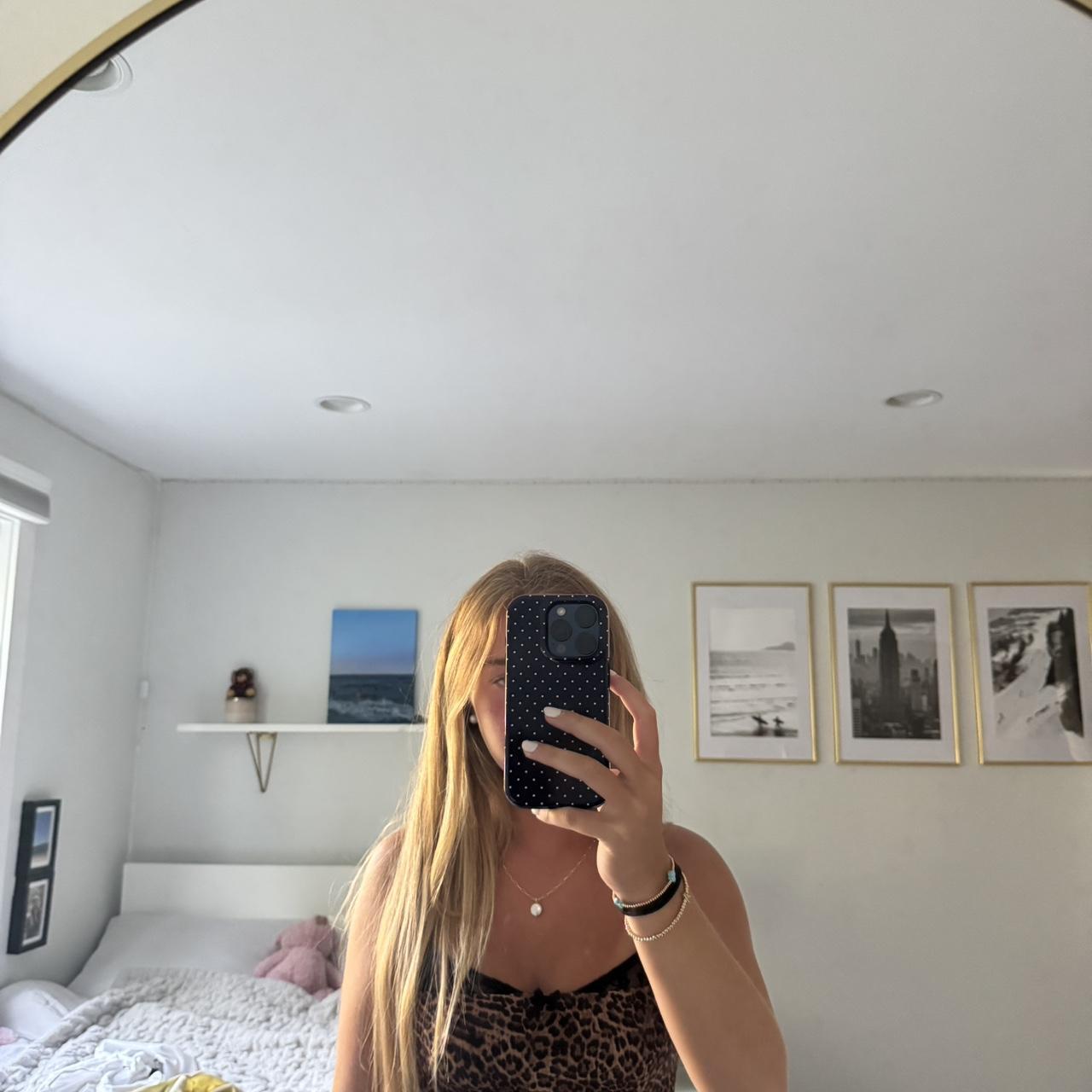 Edin Leopard Print Mesh Bra Top edikted cheetah... | Depop