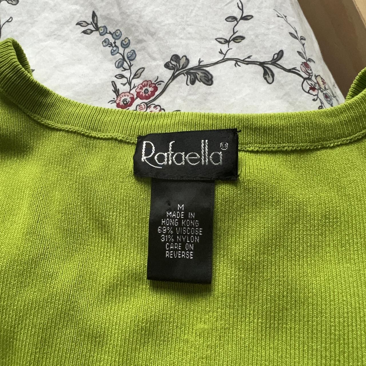 Rafaella Women's Green Blouse | Depop