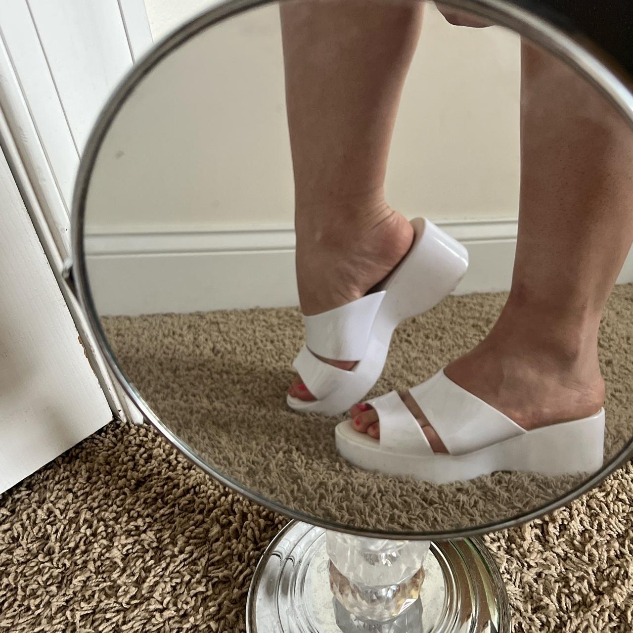 ASOS Women's White Sandals | Depop
