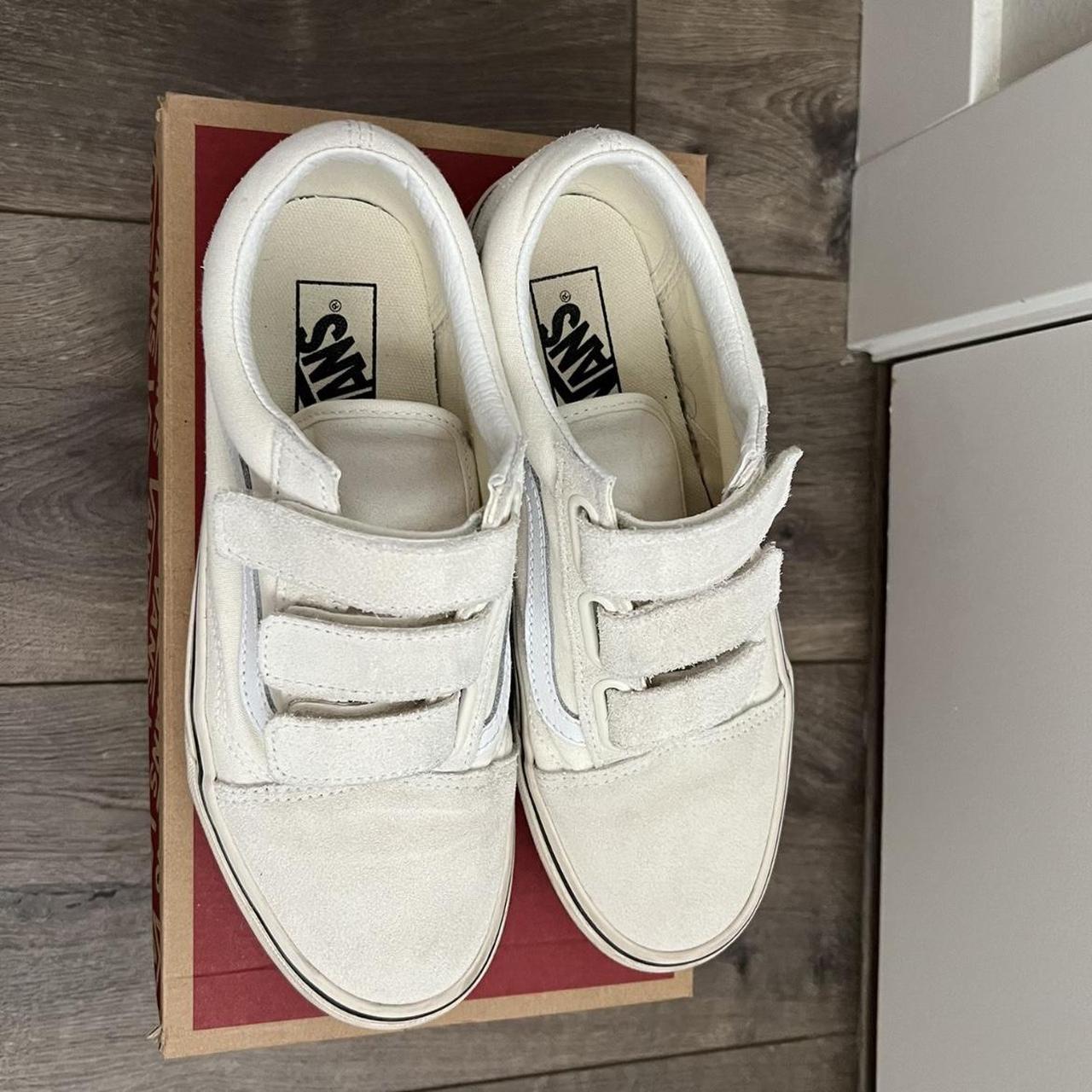 Velcro vans Almost New Good condition - Depop