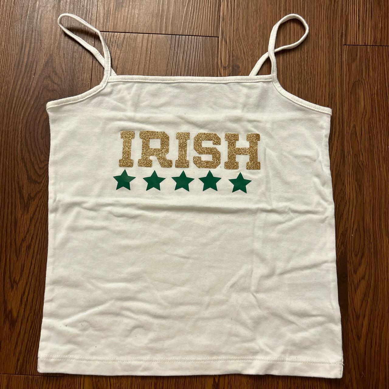 Small “Irish” tank top: one of a kind! perfect for... - Depop