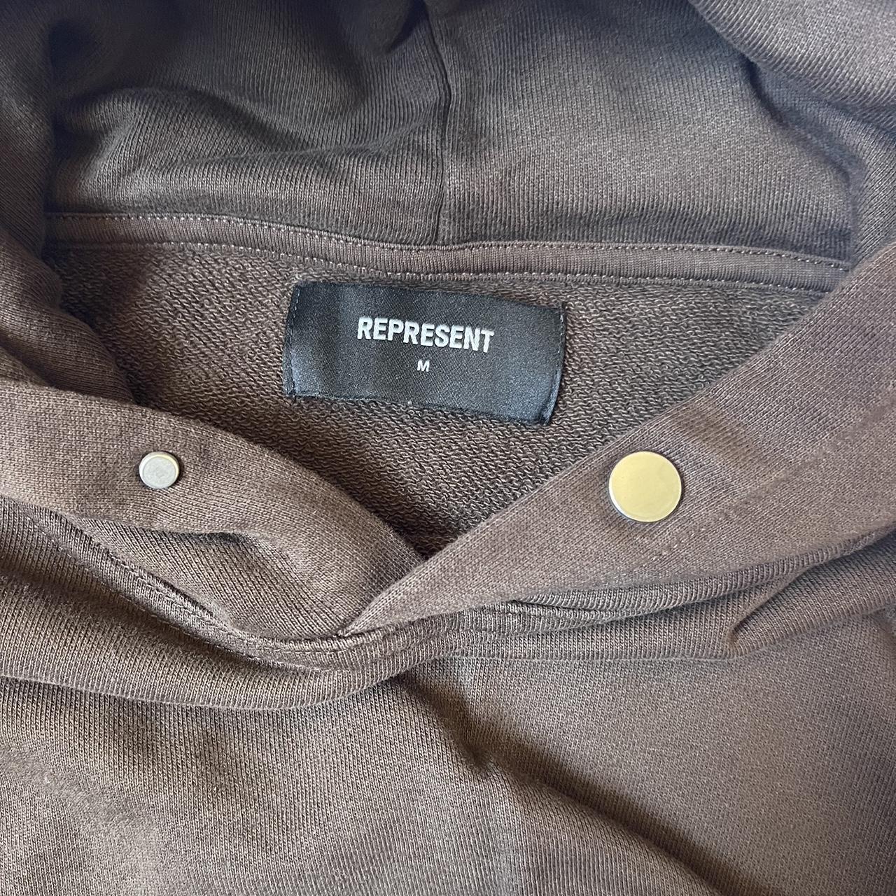 Brown REPRESENT Hoodie | Size: Medium | Perfect... - Depop
