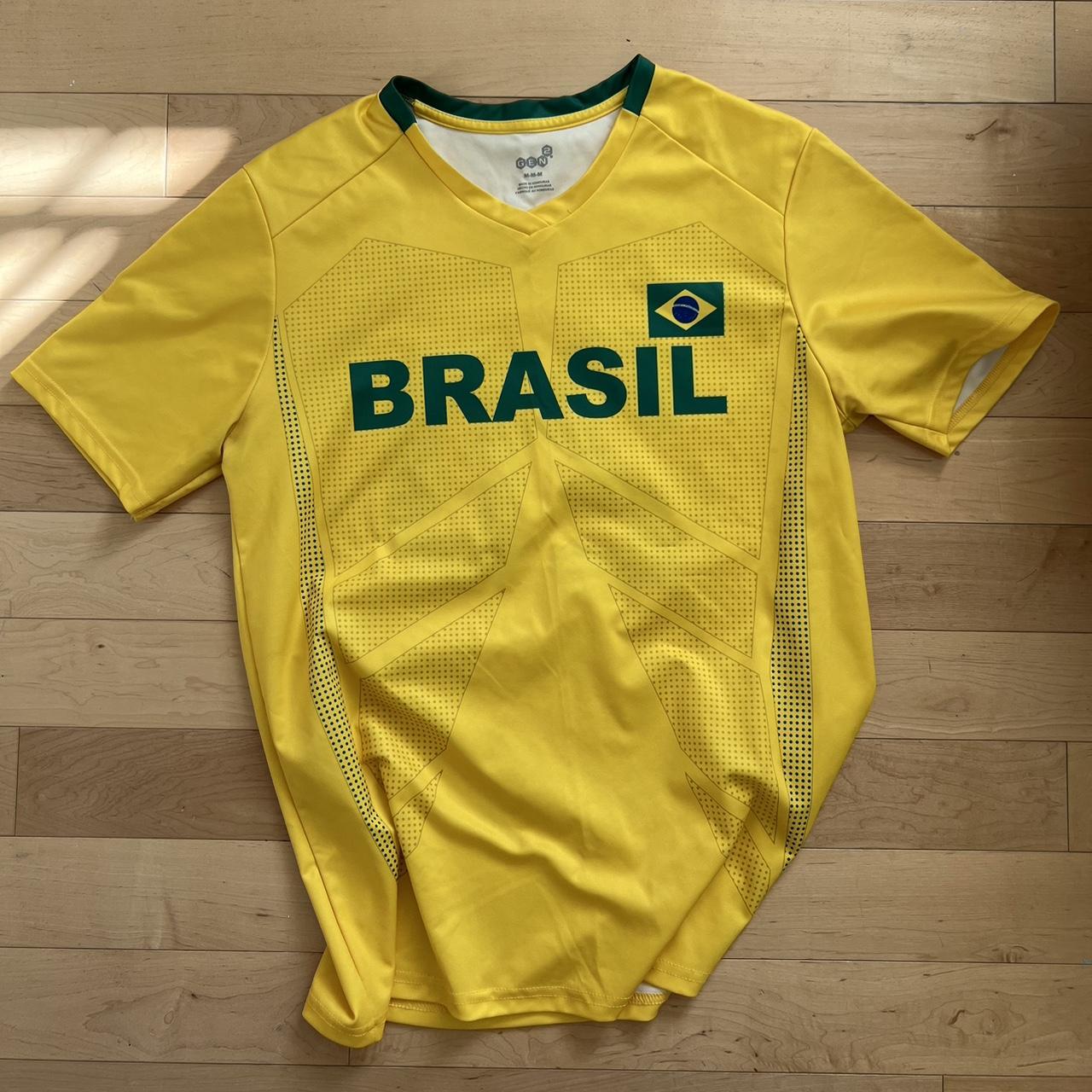 brazil jersey shirt size M worn once - Depop