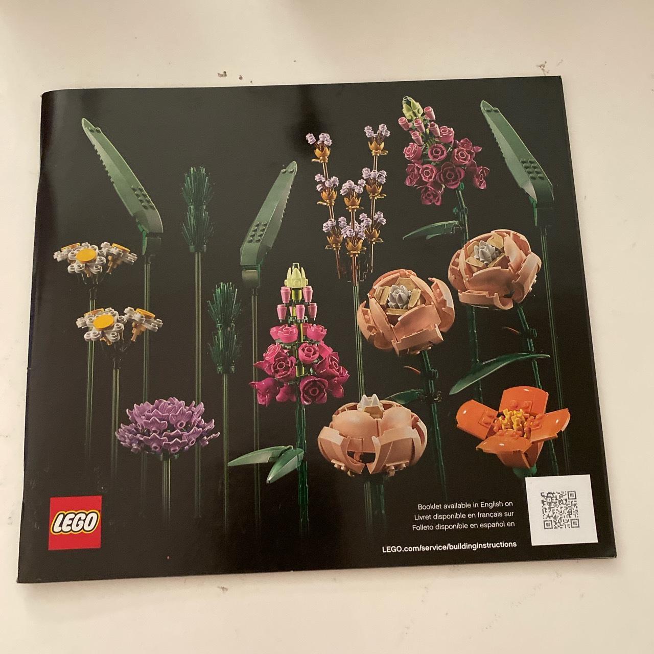 LEGO Flower Bouquet Instructional Booklet - Depop