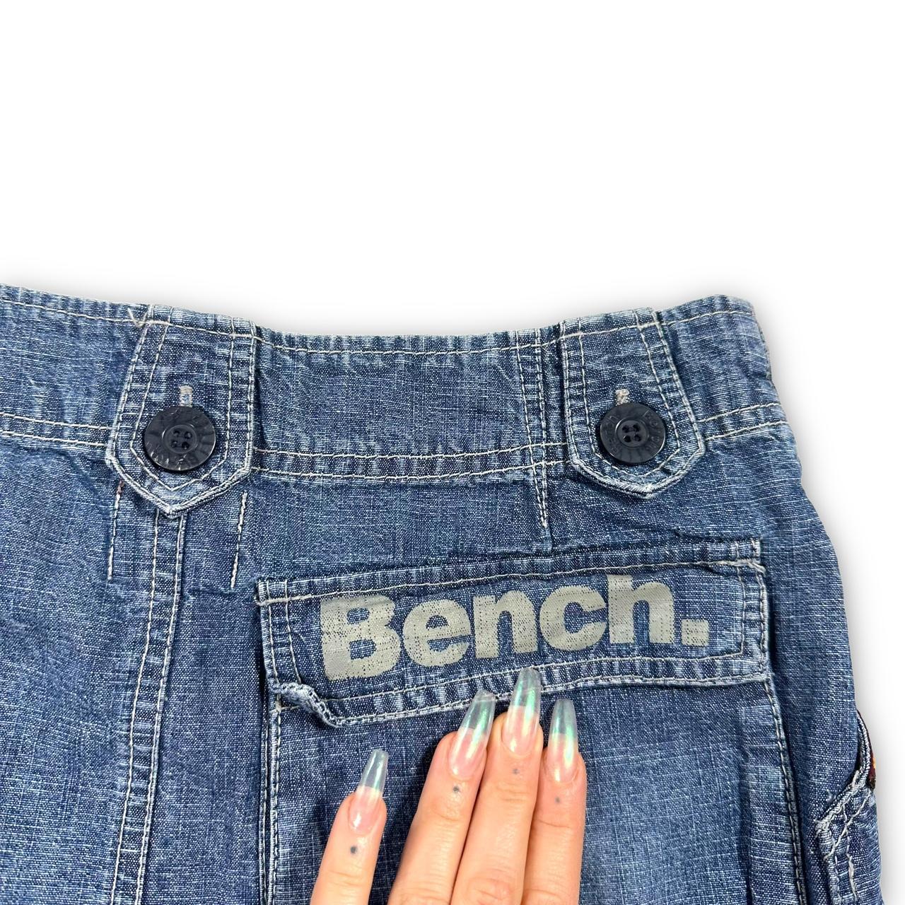 vintage mini utility cargo skirt by Bench • waist... - Depop