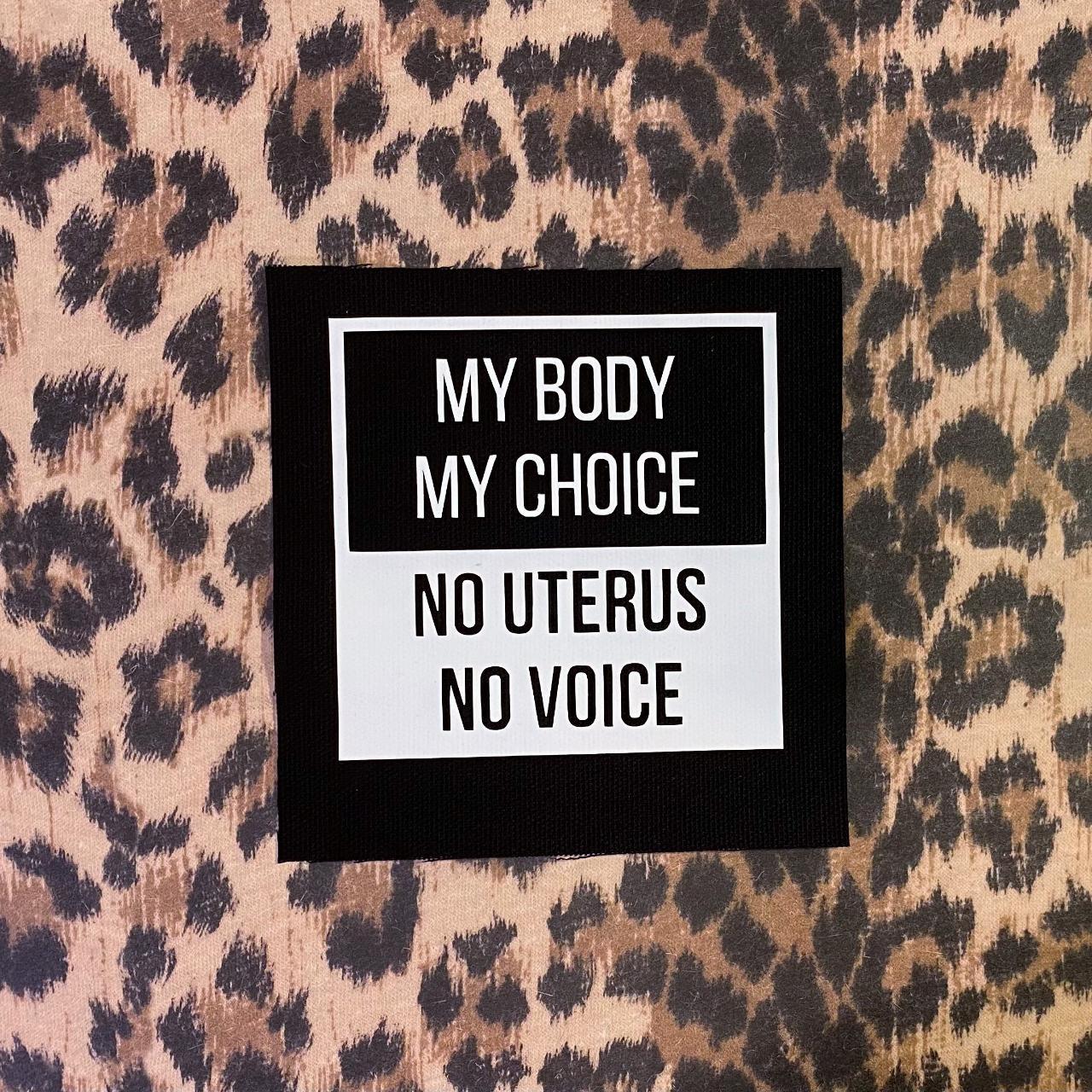 * My Body My Choice Patch - Pro-Choice Women's... - Depop