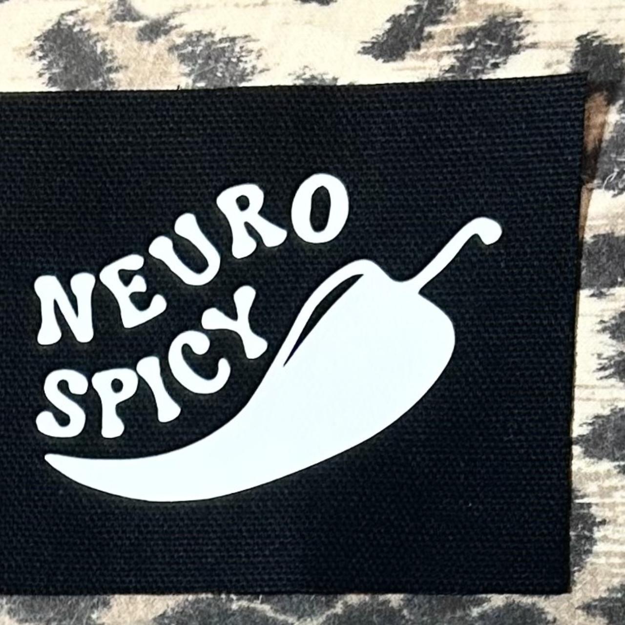 * Neuro Spicy Patch - Neurodivergent Punk Patches -... - Depop