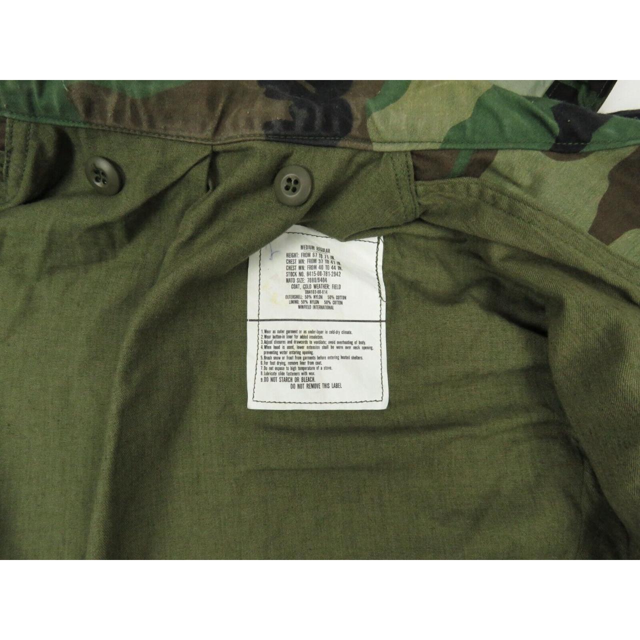 US Army Military Men's ECWCS Cold Weather Woodland... - Depop