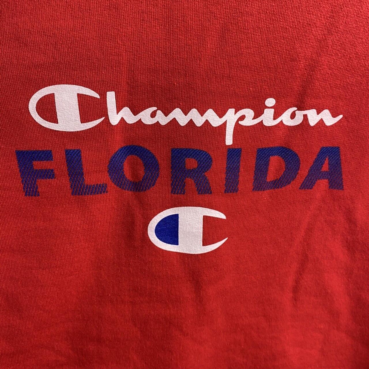 NEW Champion Authentic Crew Neck Sweatshirt Red... - Depop