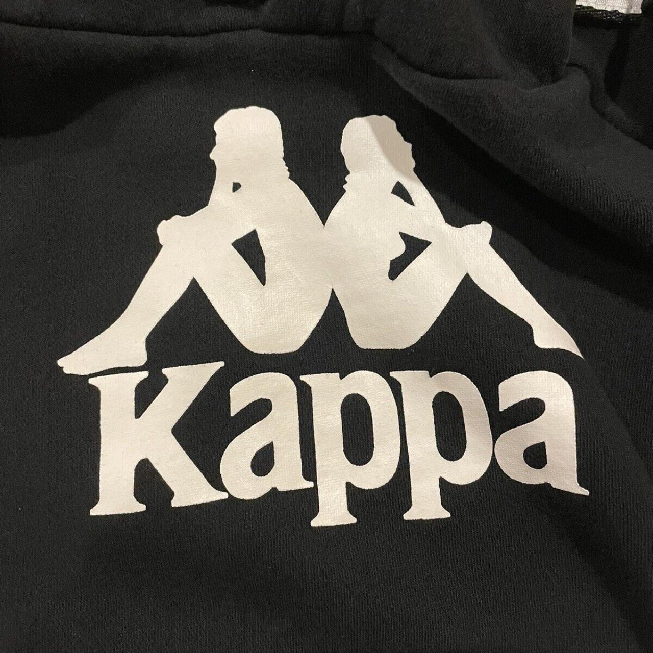 Kappa Long Sleeve Sweater Pullover Black Youth Size... | Depop