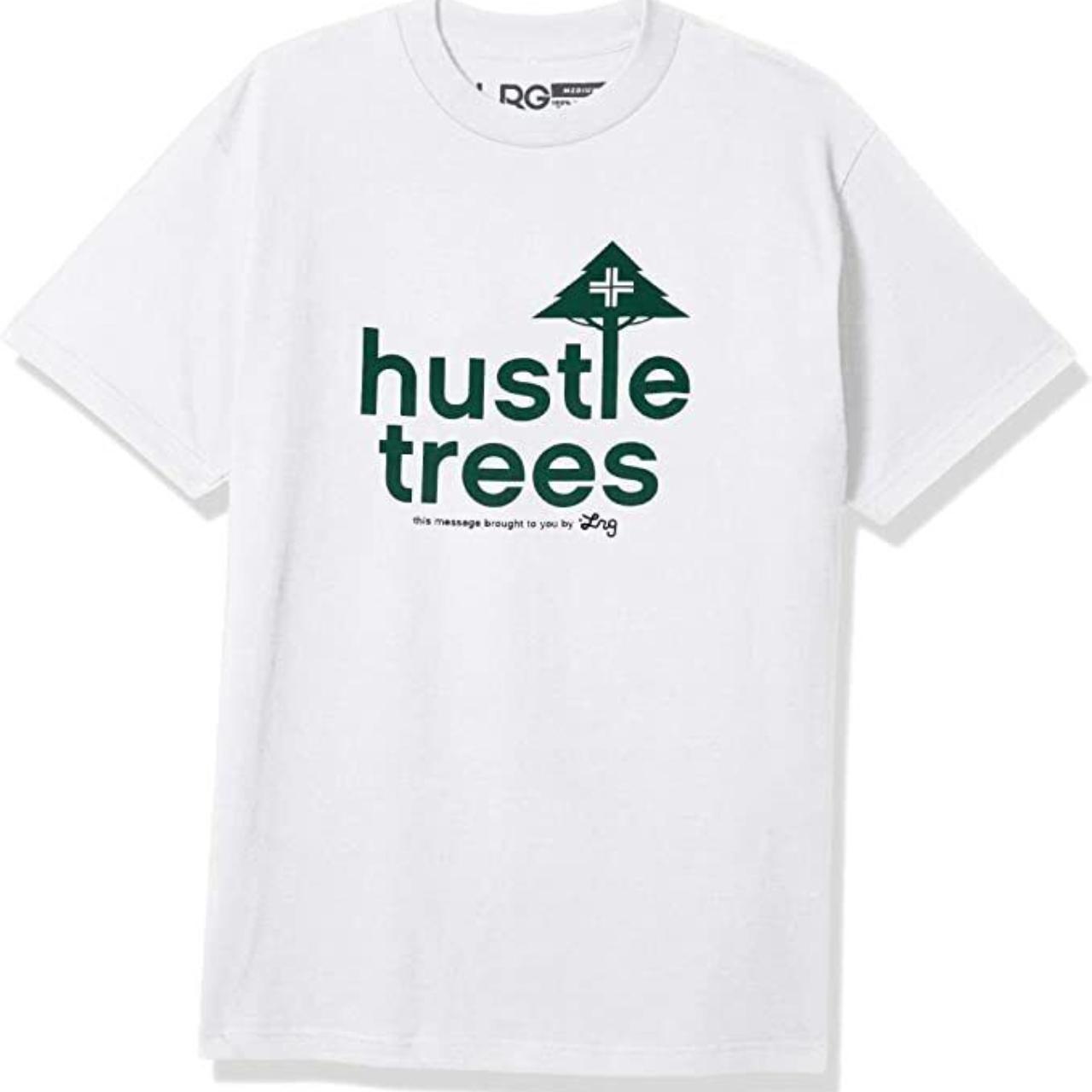 LRG Hustle Trees Lifted Research Group Logo T-Shirt... - Depop