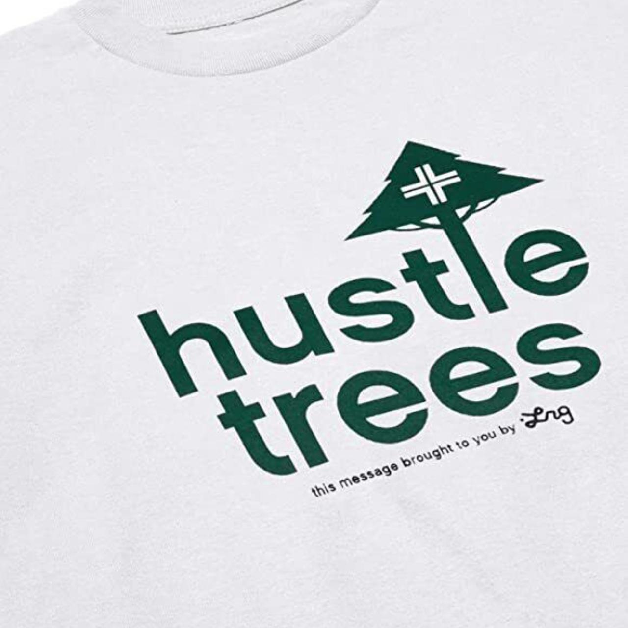 LRG Hustle Trees Lifted Research Group Logo T-Shirt... - Depop