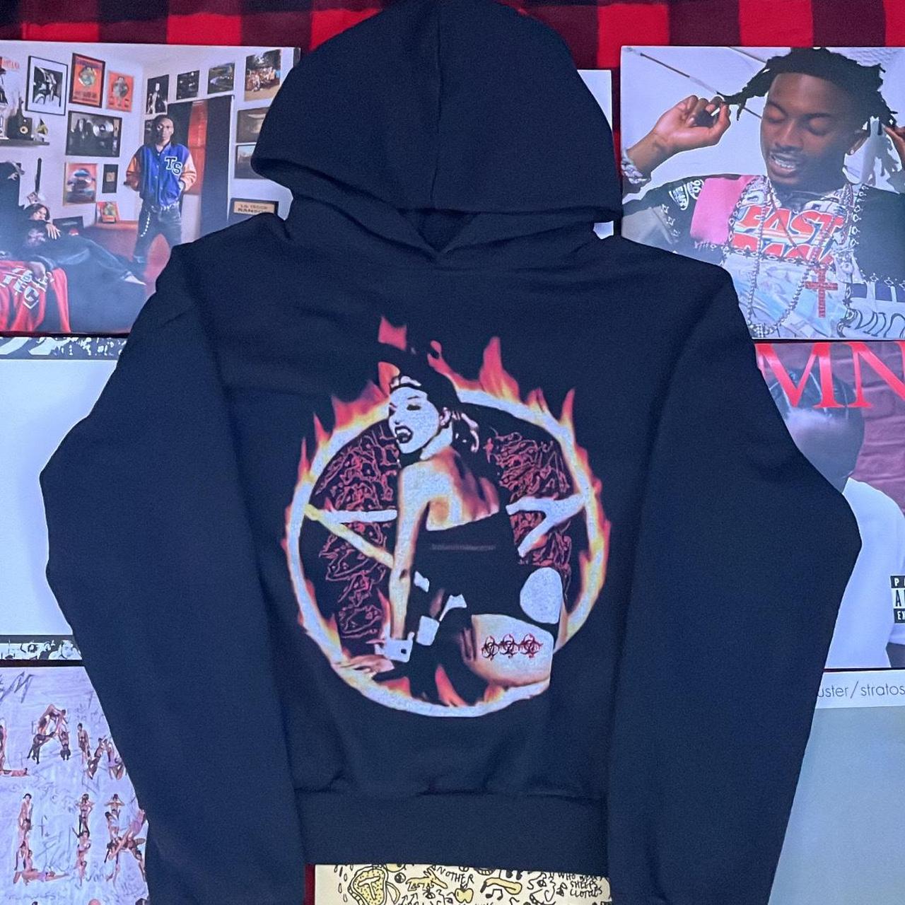 droland miller hoodie size large 100% cotton never... - Depop