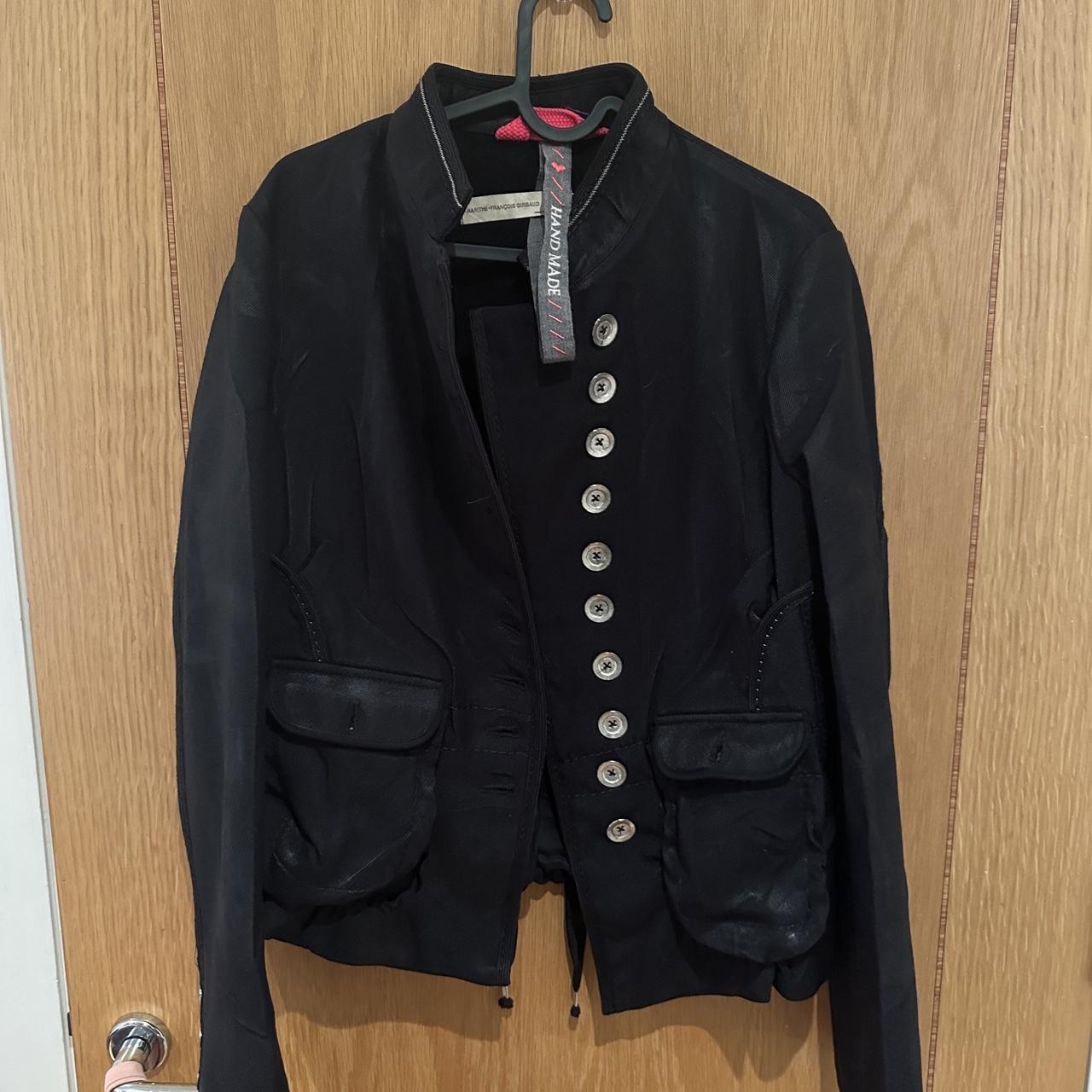 Marithe Francois girbaud black handmade jacket Size... - Depop