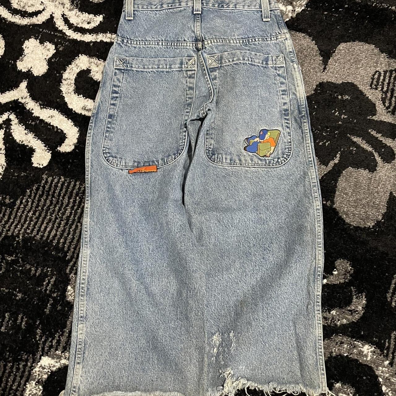 90’s JNCO Slackers Tagged 29x30 fits 28x28 Raw hem... - Depop