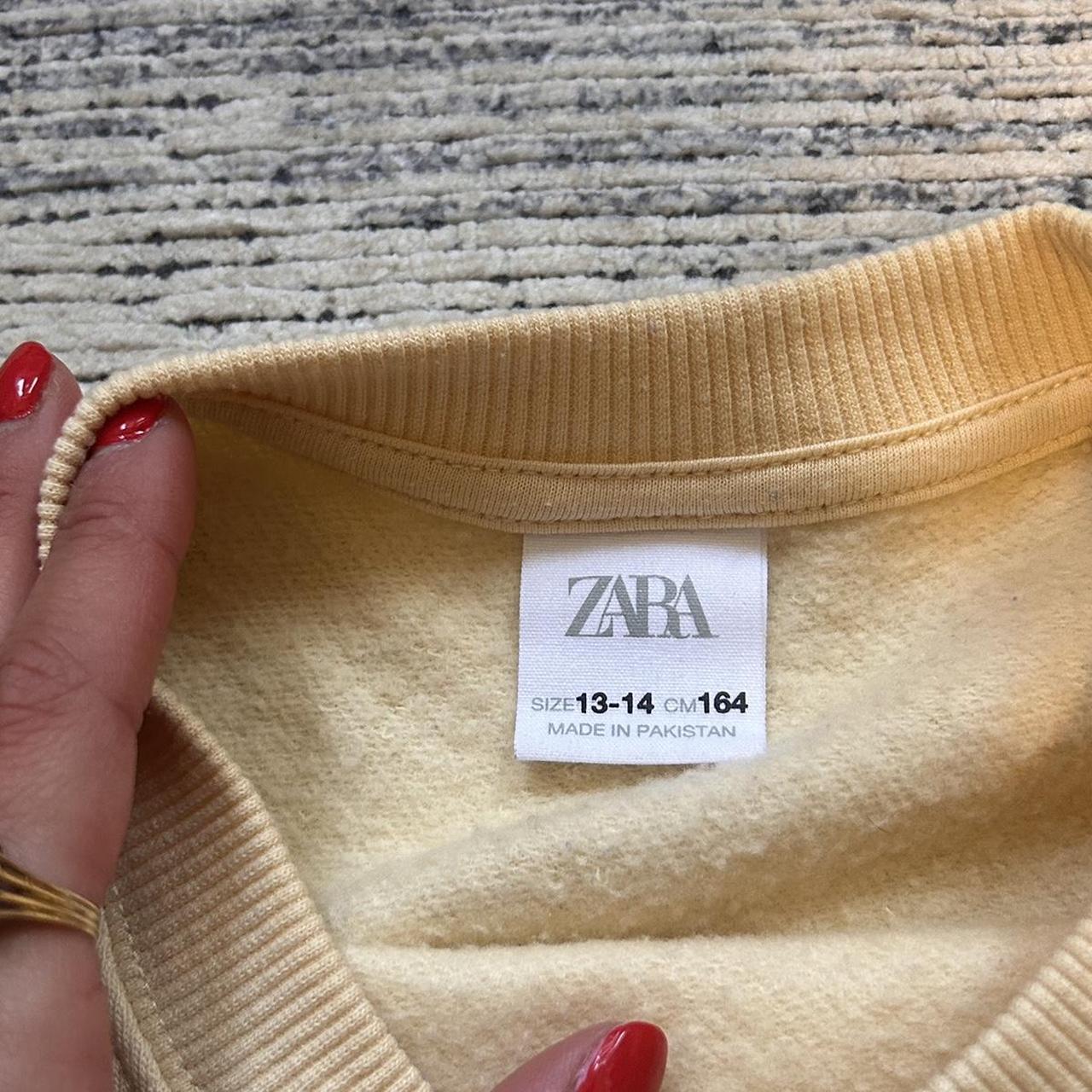 Zara Yellow Sweat Set Size: 13-14 GIRLS (fits an... - Depop
